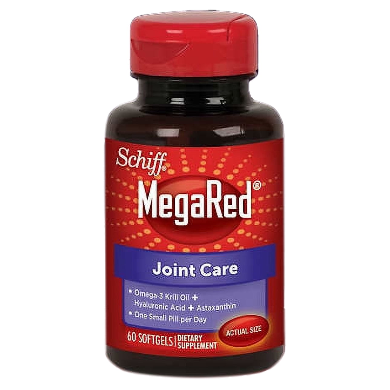 Schiff MegaRed Joint Care Omega Supplement with Krill, 60 Softgels ...