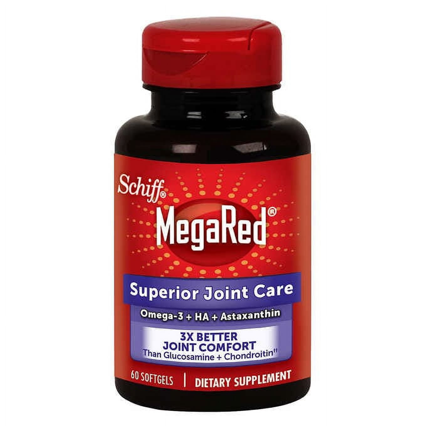 Schiff MegaRed Omega Health Supplement, Superior Joint Care with Krill ...