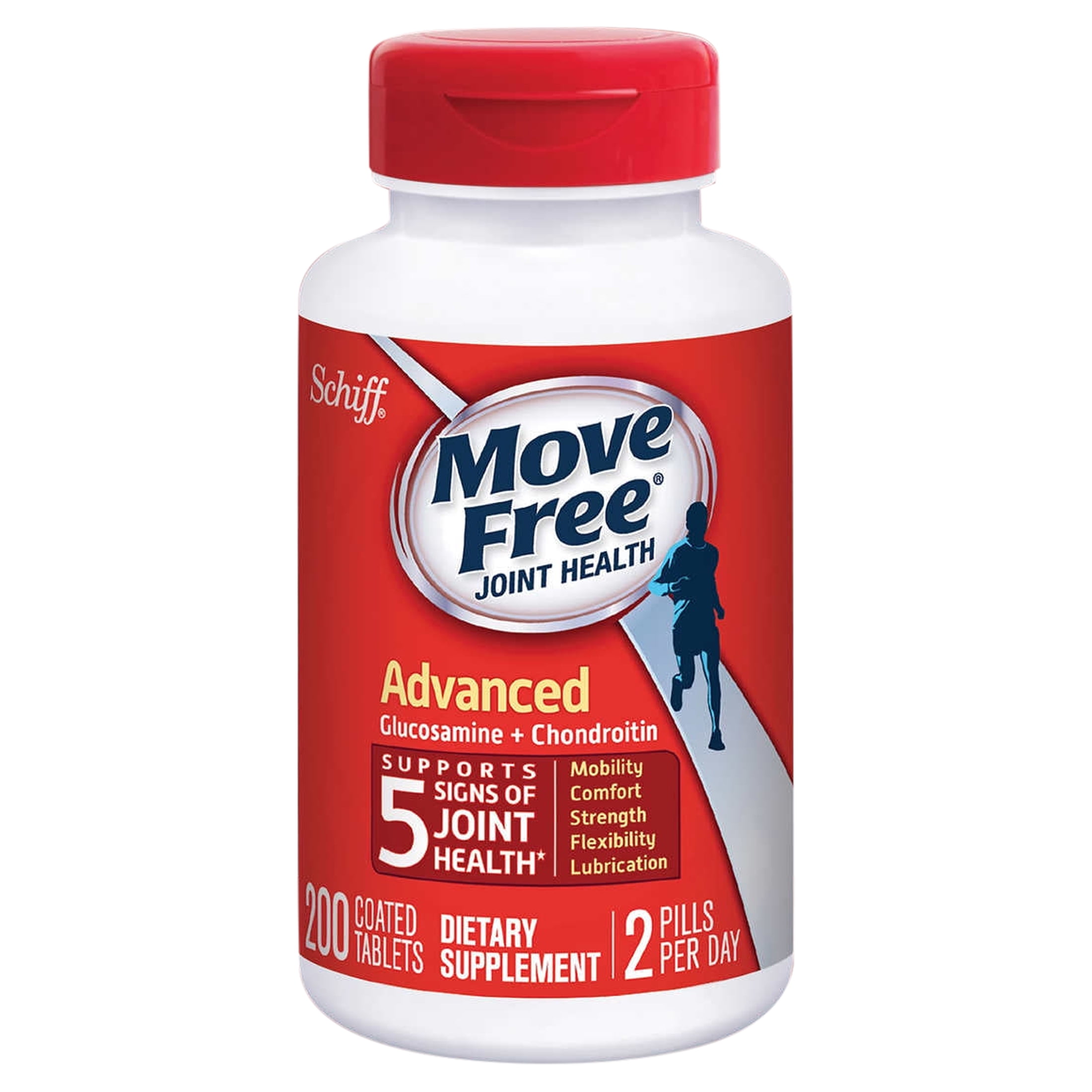 Schiff Move Free Advanced Joint Health Supplement - 200 Tablets ...