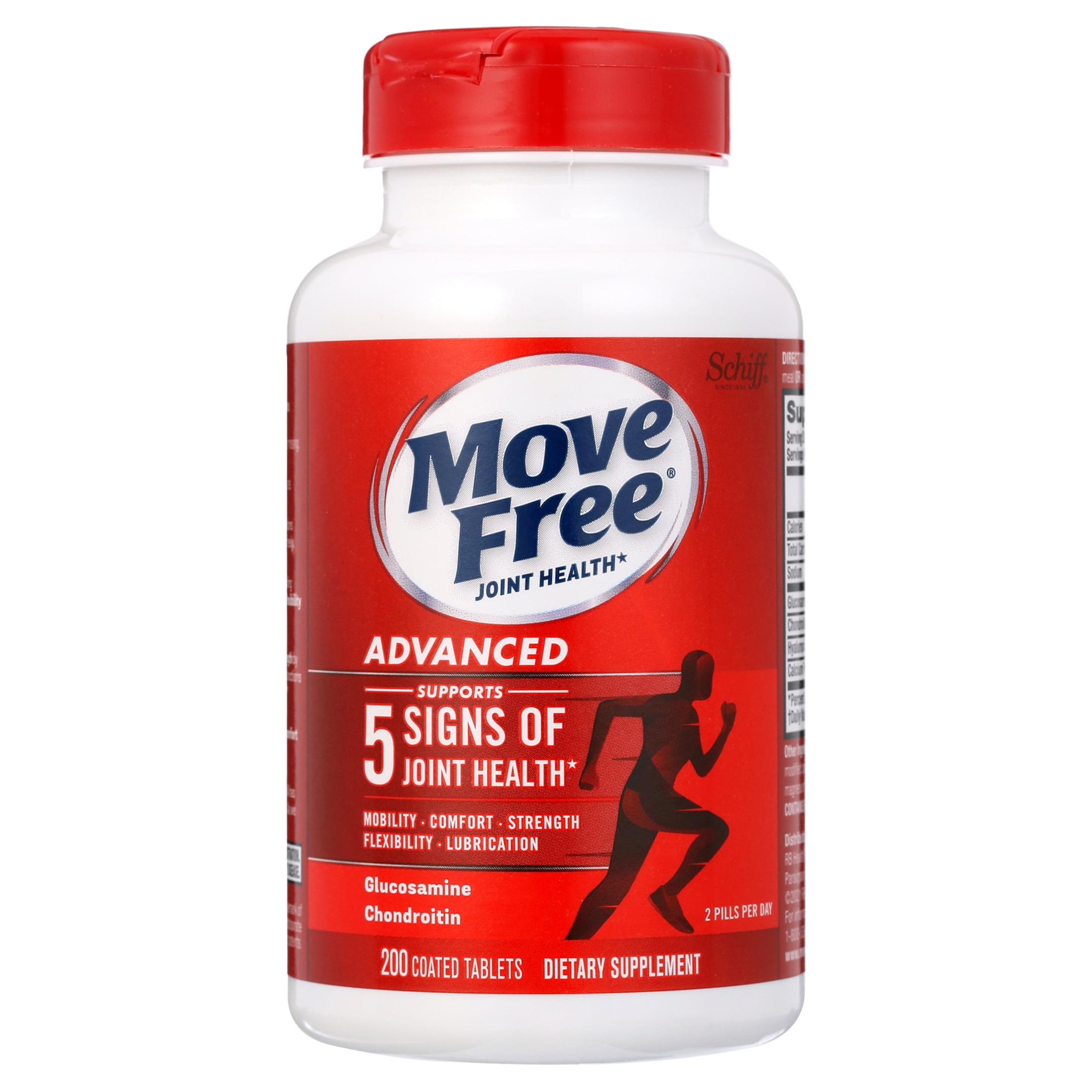 Schiff Move Free Advanced Joint Supplement, 200 Tablets - Walmart.com