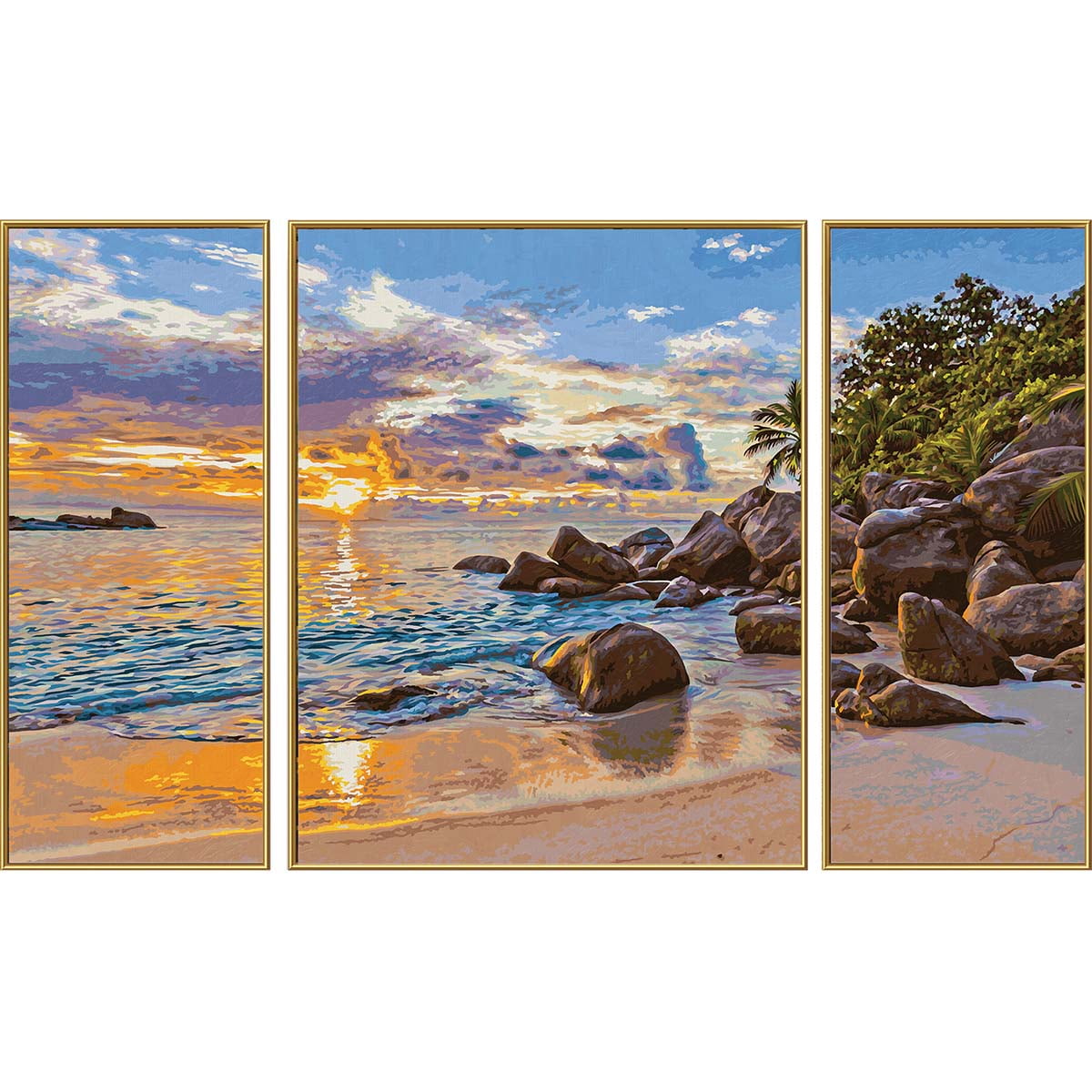 Schipper Evening Mood in Paradise Kit & Frame Paint by Number Kit ...