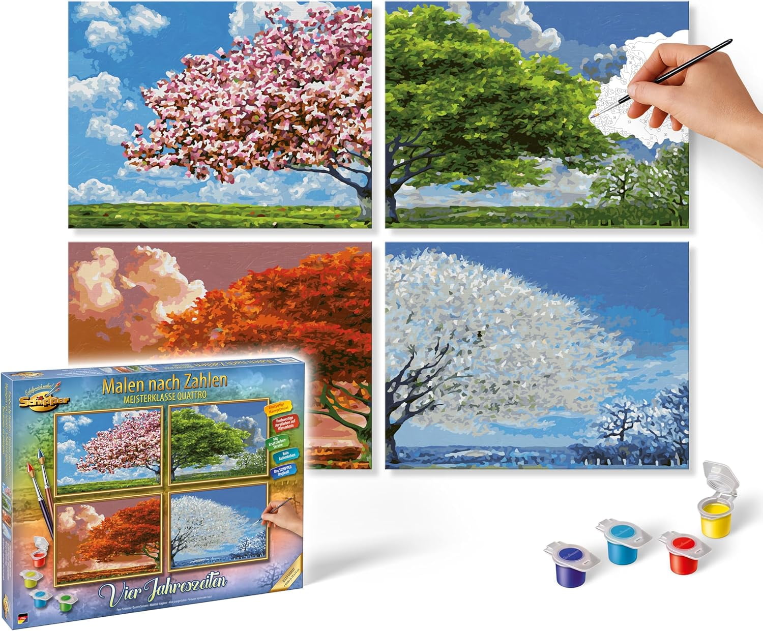 Schipper Four Seasons Paint by Number Kit - Walmart.com