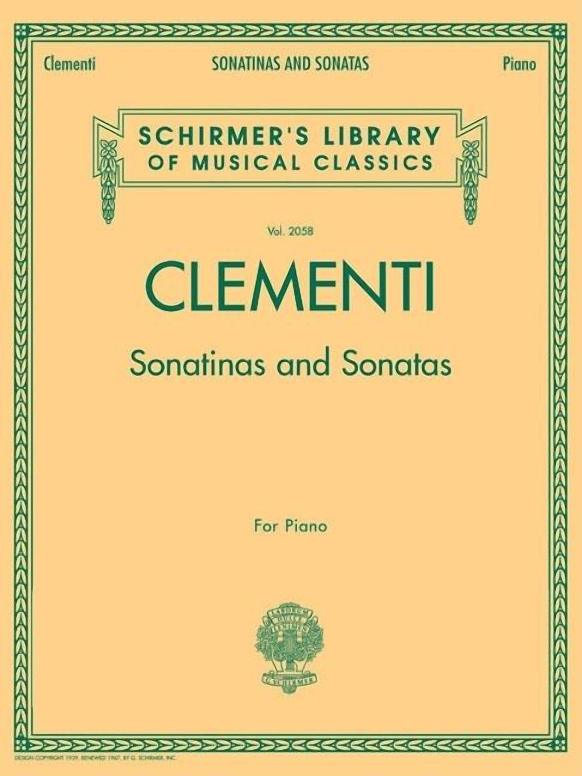 Schirmer's Library of Musical Class Sonatinas and Sonatas: Schirmer ...