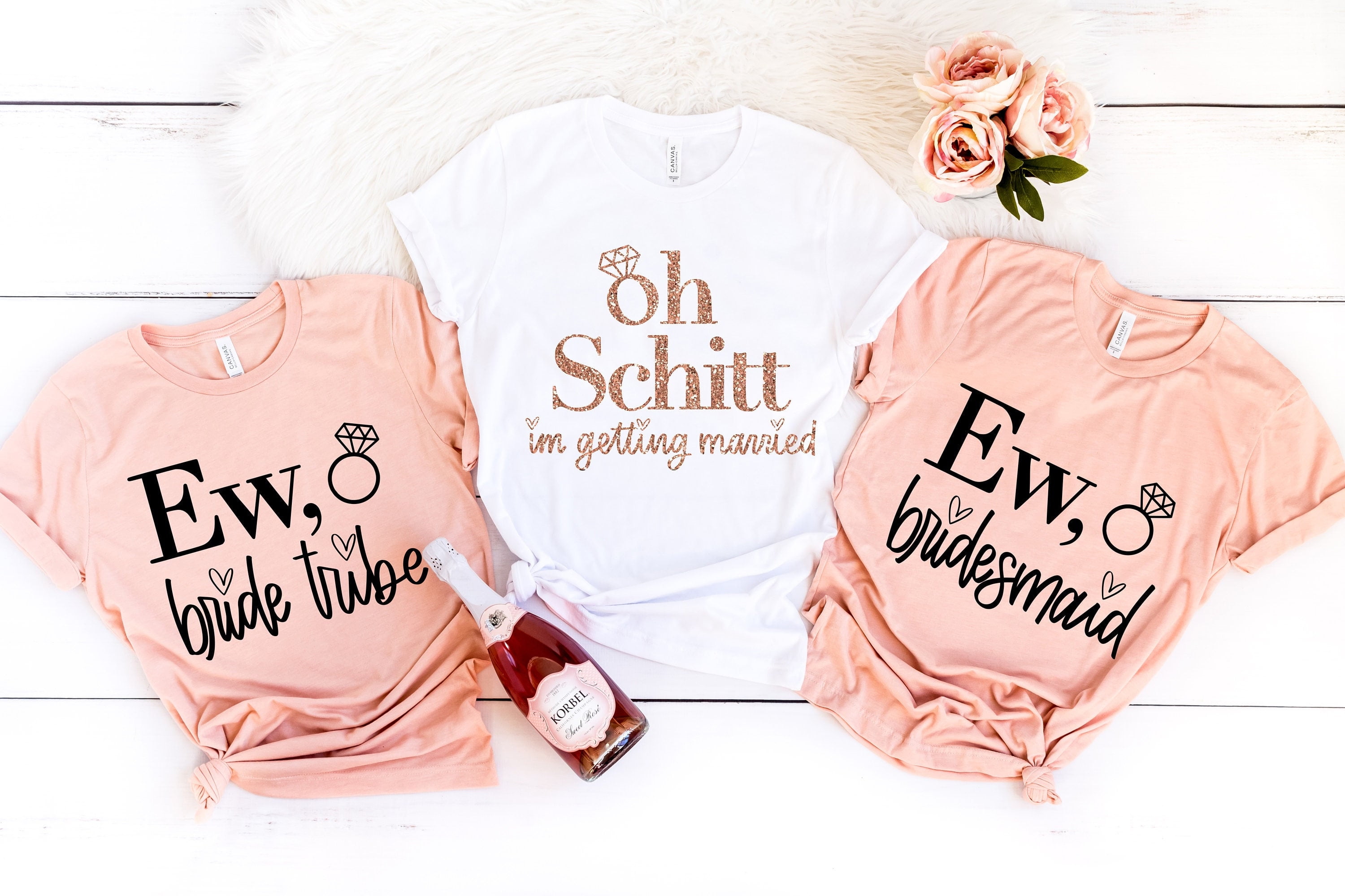 Schitt's Creek Bridal Shirt, Bachelorette Shirts, Ew Bridesmaid Shirts ...