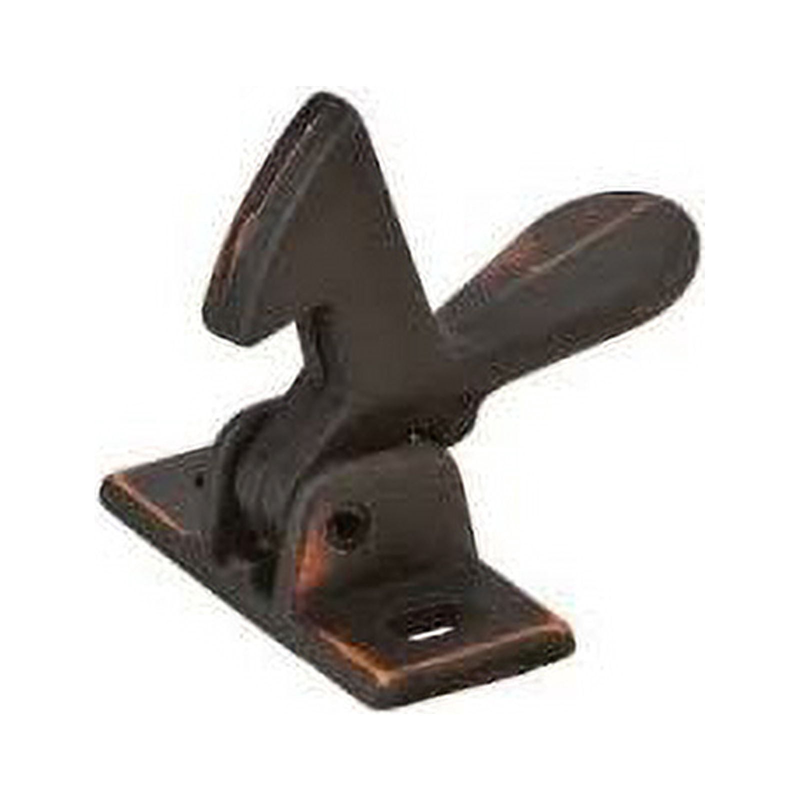 Schlage 1.4 in. H X 0.6 in. W X 0.9 in. D Brass-Plated Aluminum Elbow ...