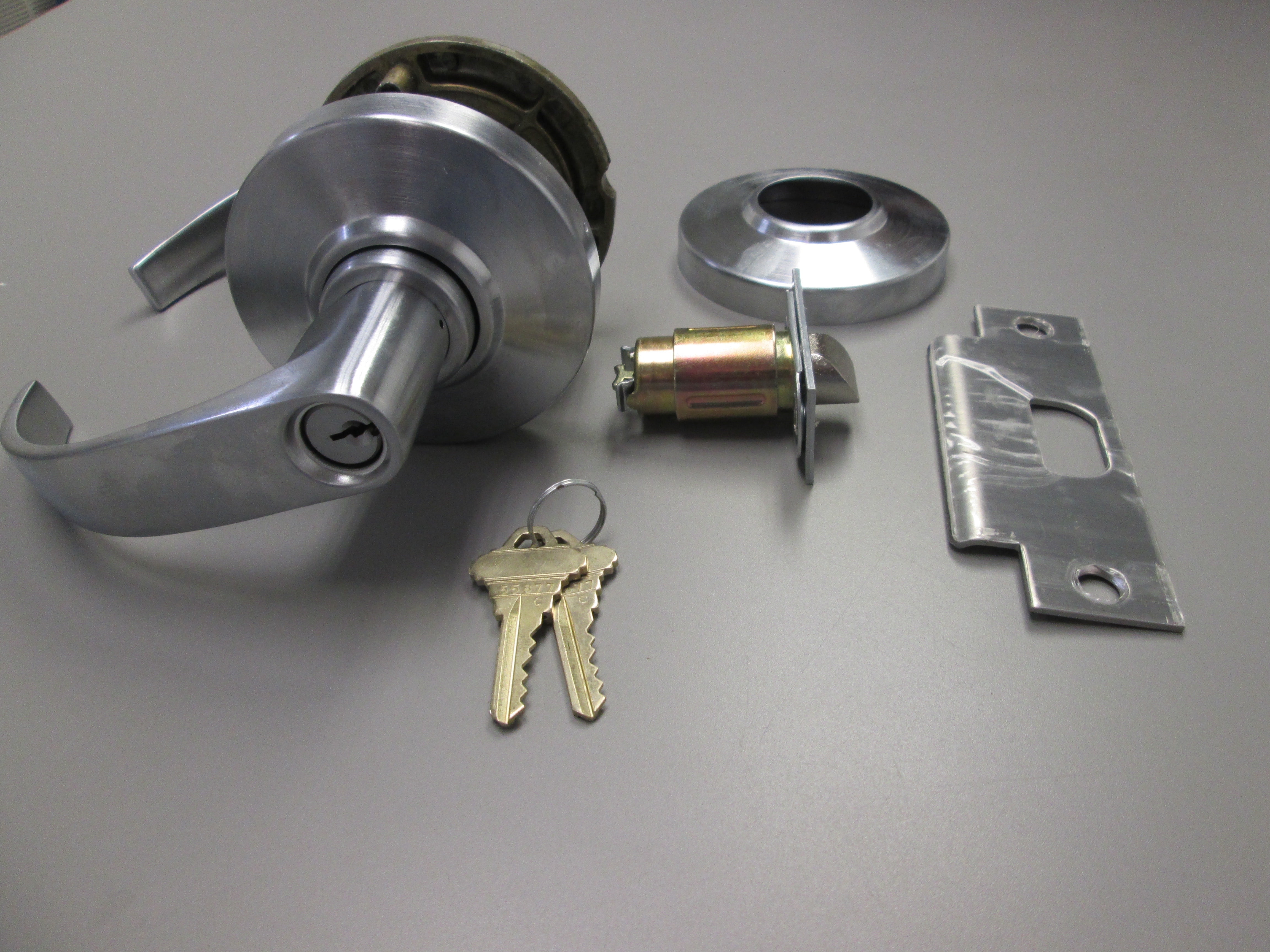 Schlage AL53PD Lever Entry Set with Neptune Style Levers - Walmart.com