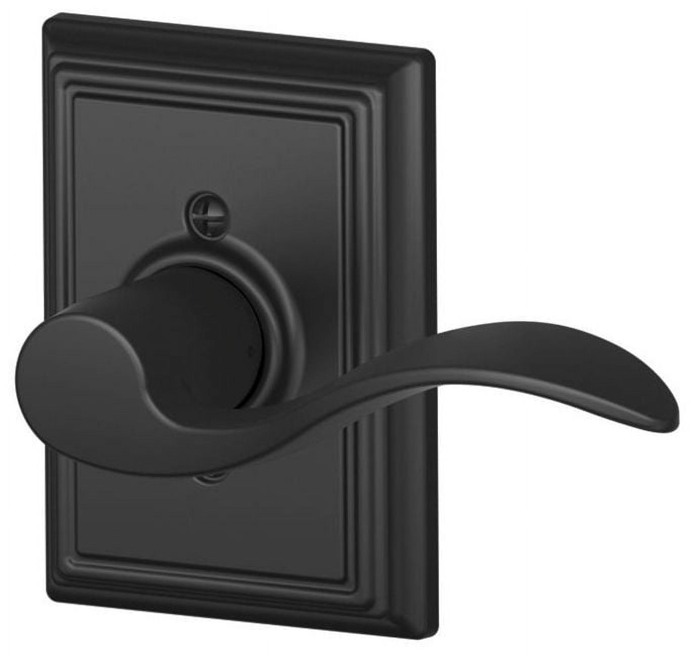 Schlage Door Handle - Accent Lever, Addison Trim, Non-Turning Lock ...
