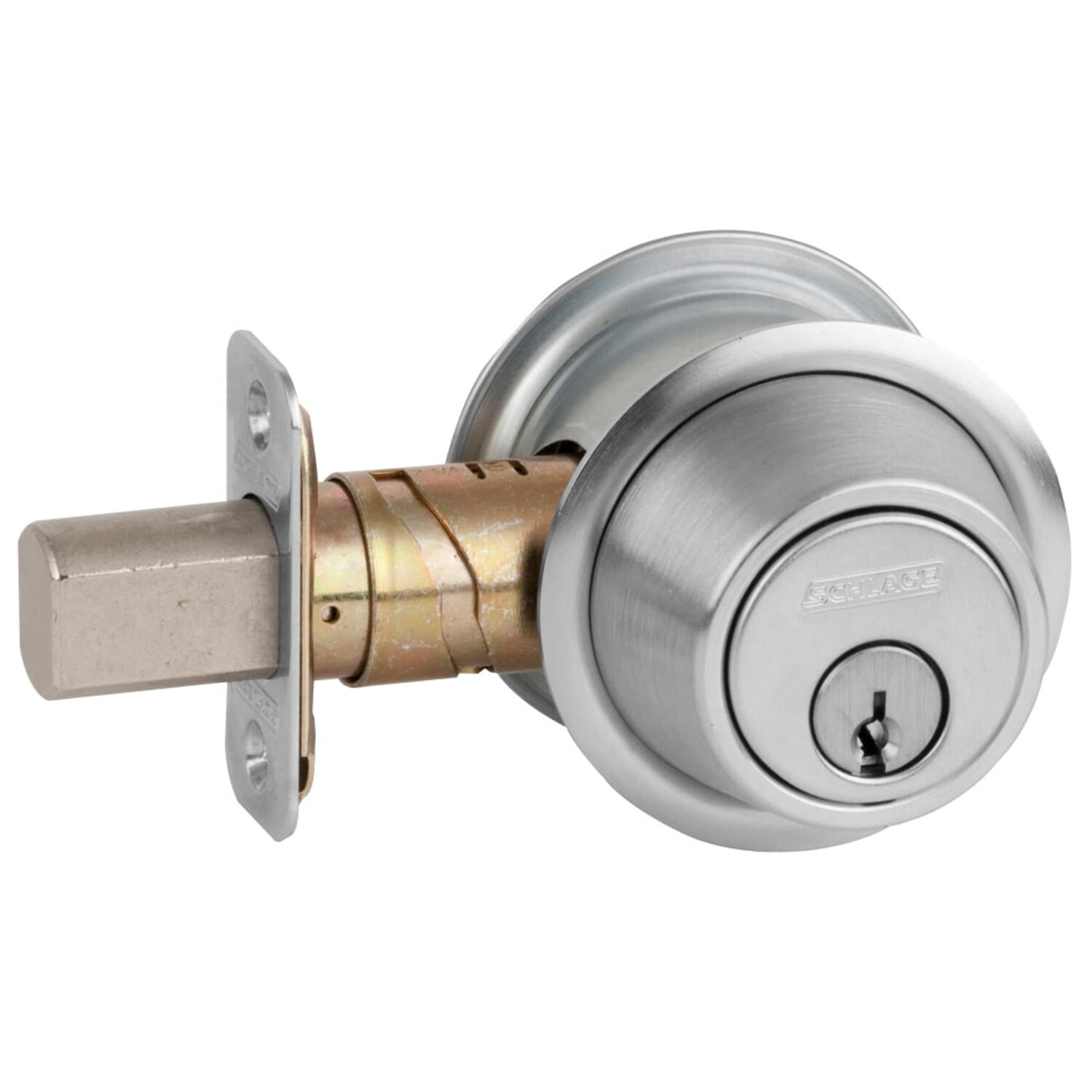 Schlage B563P 626 Grade 2 Classroom Deadbolt Conventional Cylinder ...