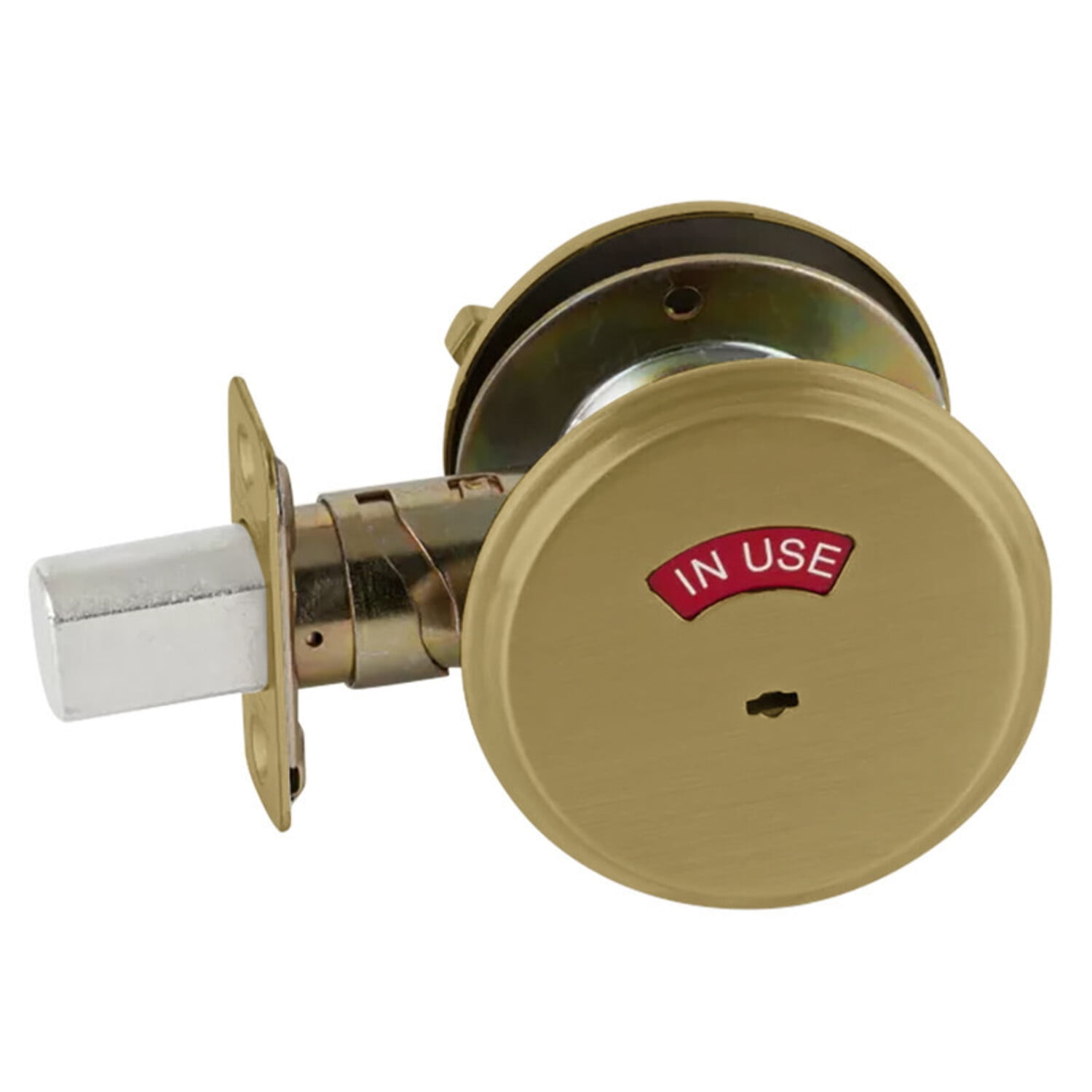 Schlage B571 609 Grade 2 Door Bolt Occupancy Indicator Adjustable 2-3/8 ...