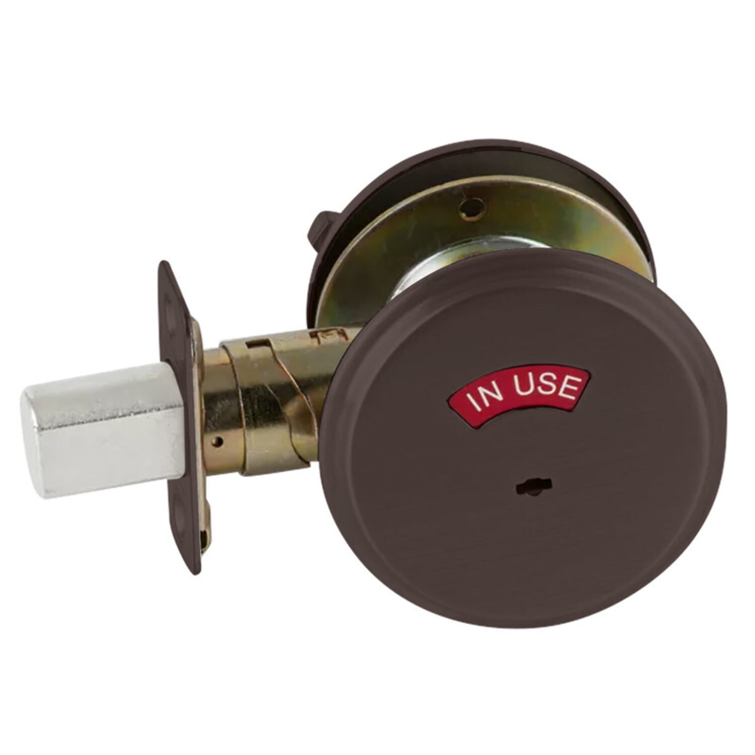 Schlage B571 643E Grade 2 Door Bolt Occupancy Indicator Adjustable 2-3/ ...