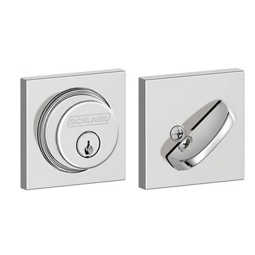 Baldwin Torrey Pines Square Low Profile Sgl Cyl Deadbolt in VB ...