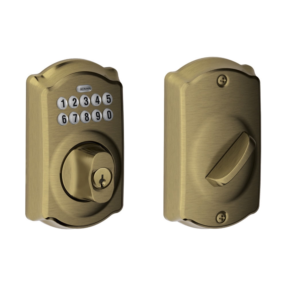 Schlage Camelot Electronic Keyless Entry Digital Single Cylinder ...