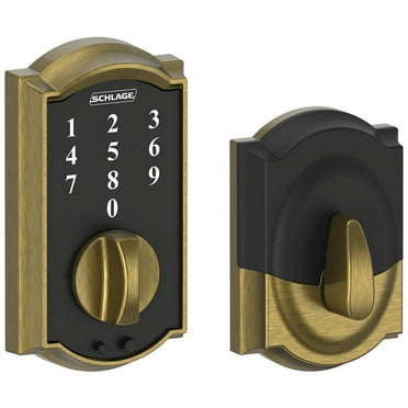 Schlage Connect Camelot Touchscreen Smart Lock, Keyless Entry with ...