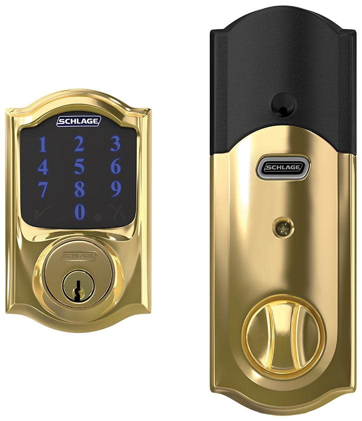 Schlage Connect Camelot Keypad Smart Lock, Keyless Entry, Touch Secure ...