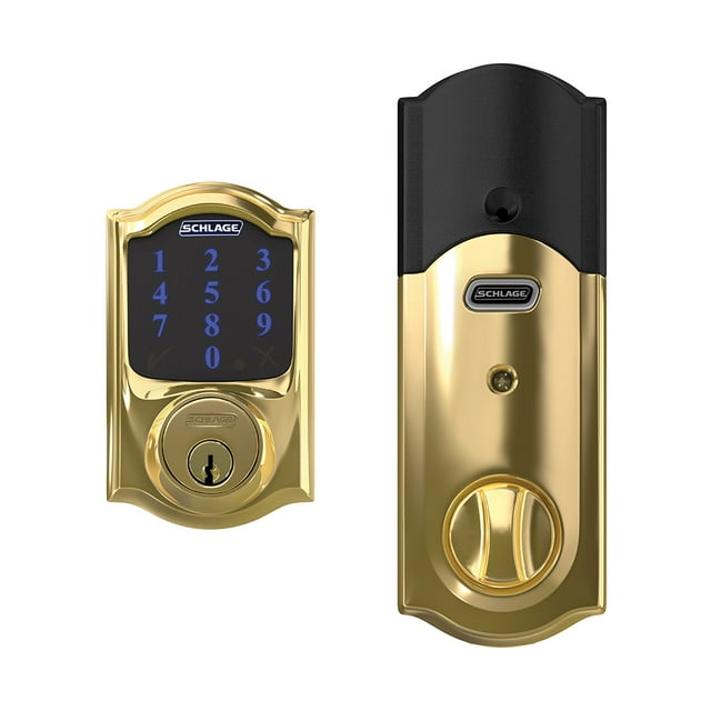 Schlage Connect Camelot Keypad Smart Lock, Keyless Entry, Touch Secure ...