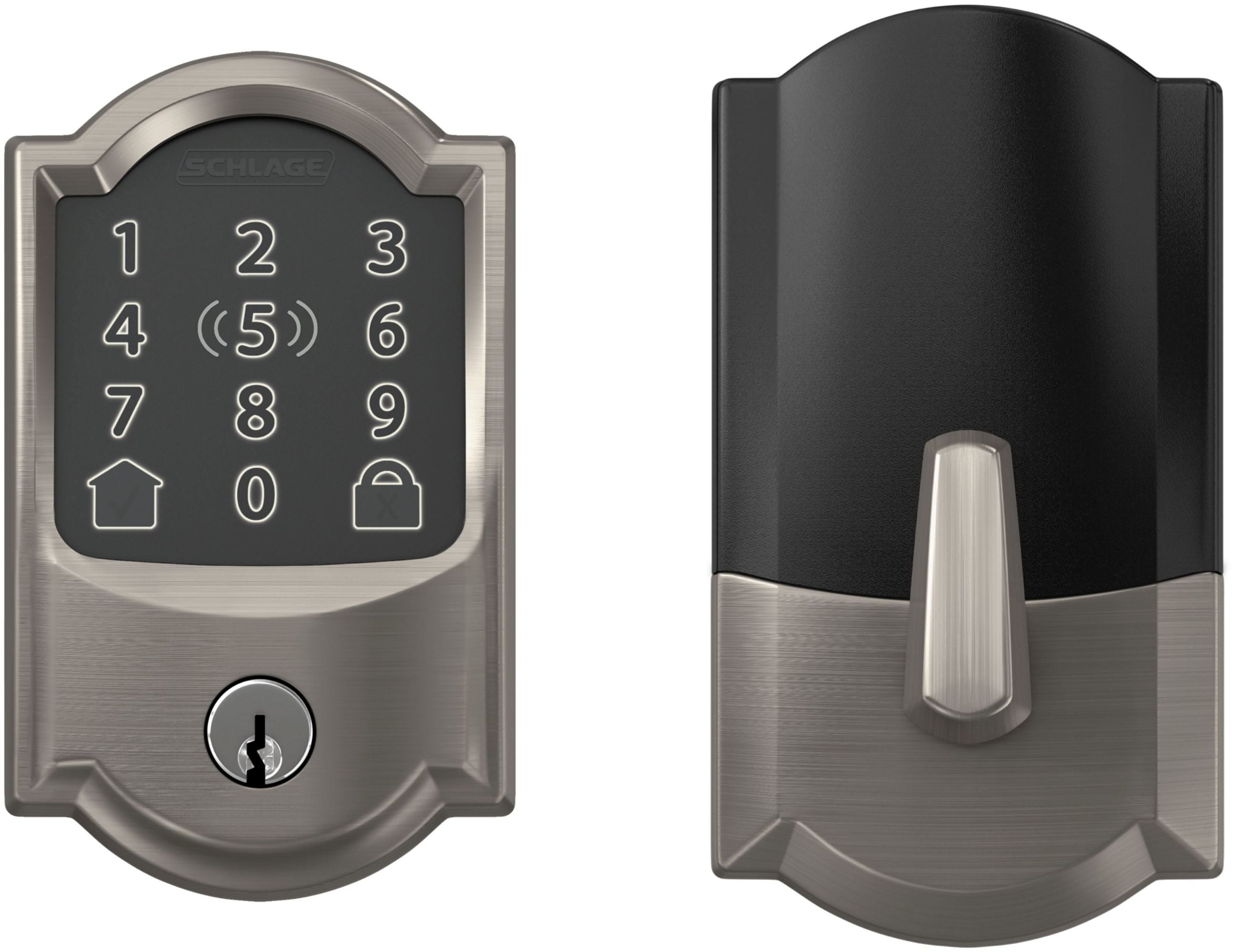 Schlage Be499wb-Cam Encode Plus Camelot Touchscreen Electronic Deadbolt ...