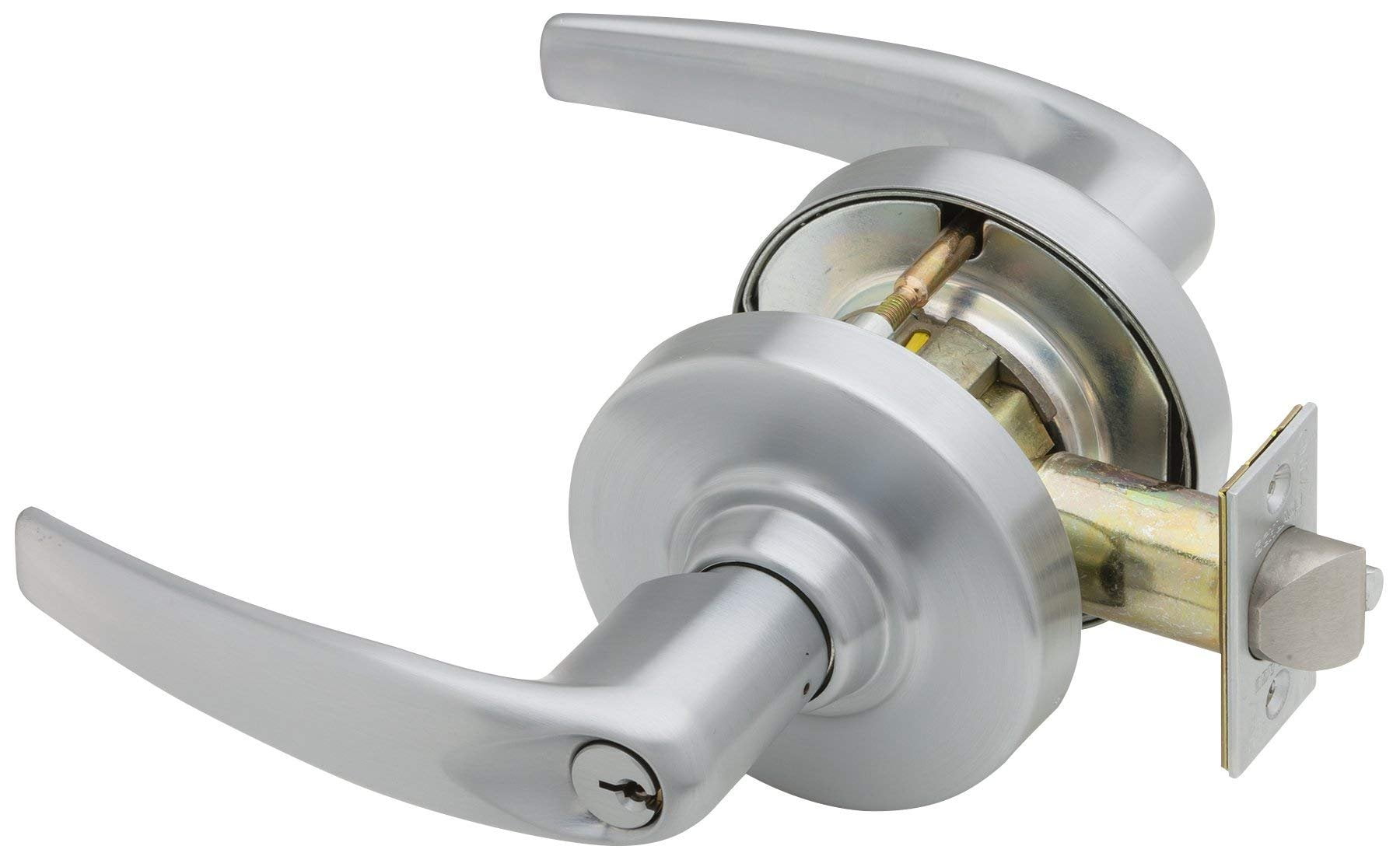 Schlage Commercial A80PDORB613 A Series Storeroom Orbit Lock C Keyway ...