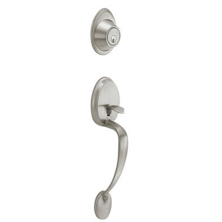 Schlage Dexter JH58BAR619 Barcelona 2 Pieces, Handle And Deadbolt With ...