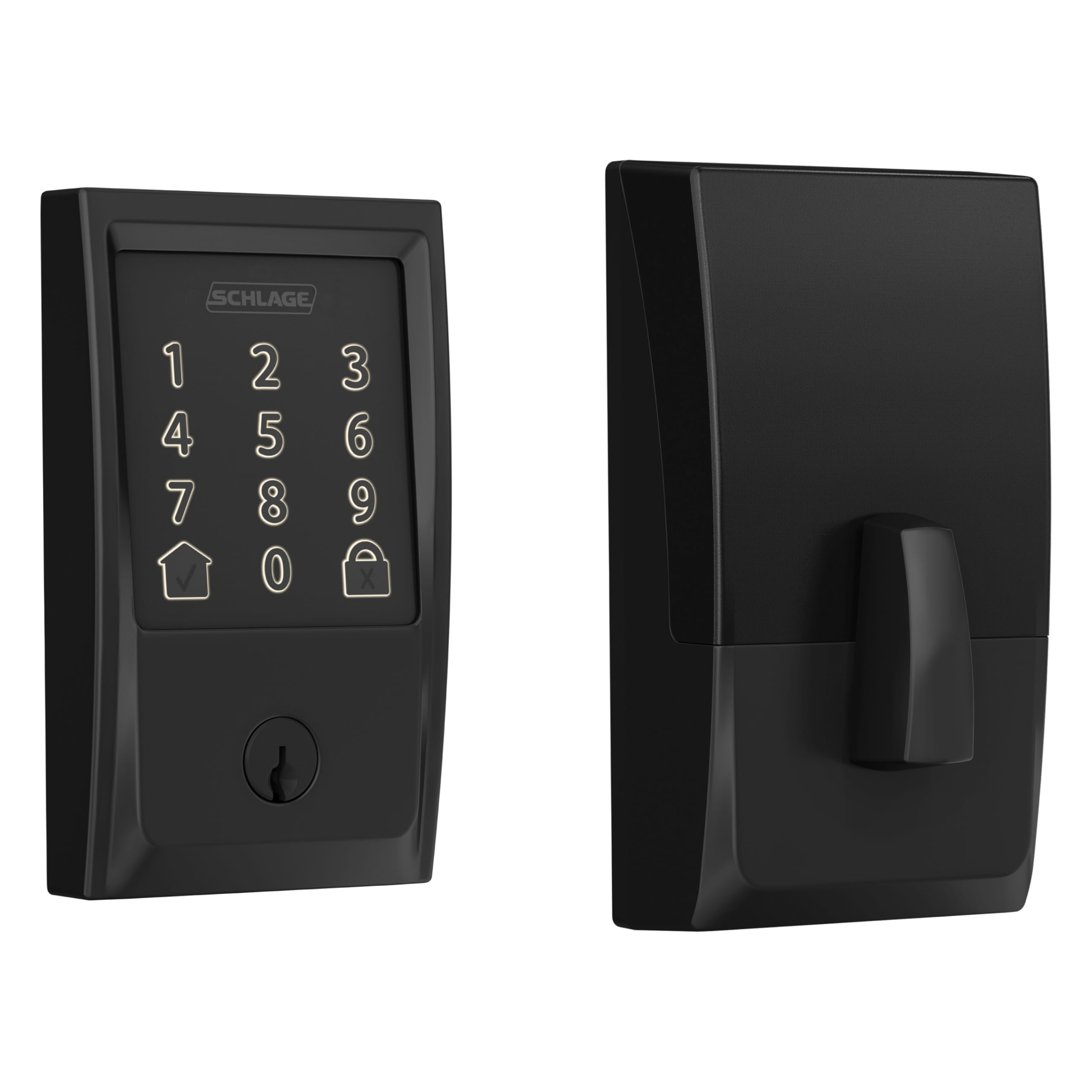 Schlage Encode Smart WiFi Deadbolt Lock for Front Door - Keyless Entry ...