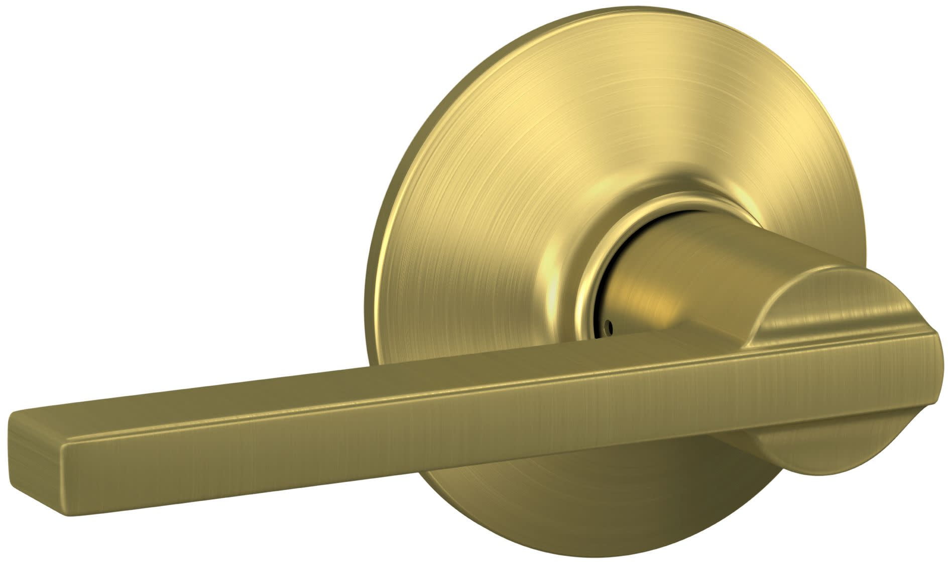Schlage Interior Standard F10-LAT Latitude Passage Door Lever Set ...