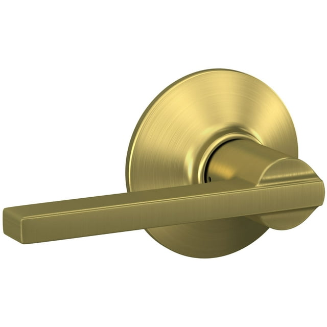 Schlage Interior Standard F10-LAT Latitude Passage Door Lever Set ...