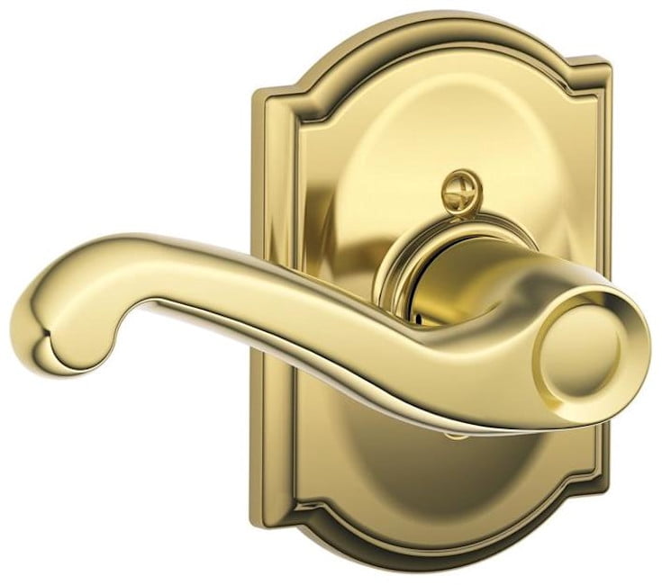 Schlage F170-Fla-Cam-Lh Flair Left Handed Non-Turning One-Sided Dummy ...
