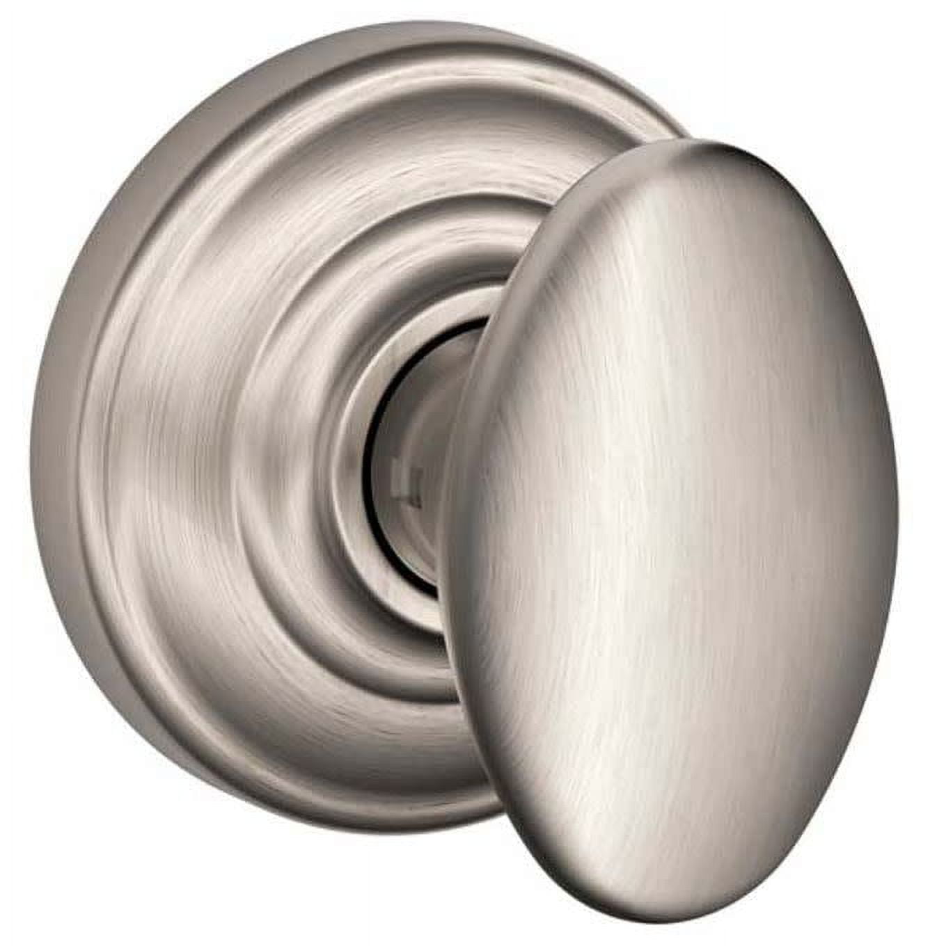 Schlage F170-Sie-And Siena Non-Turning One-Sided Dummy Door Knob - Nickel - Walmart.com