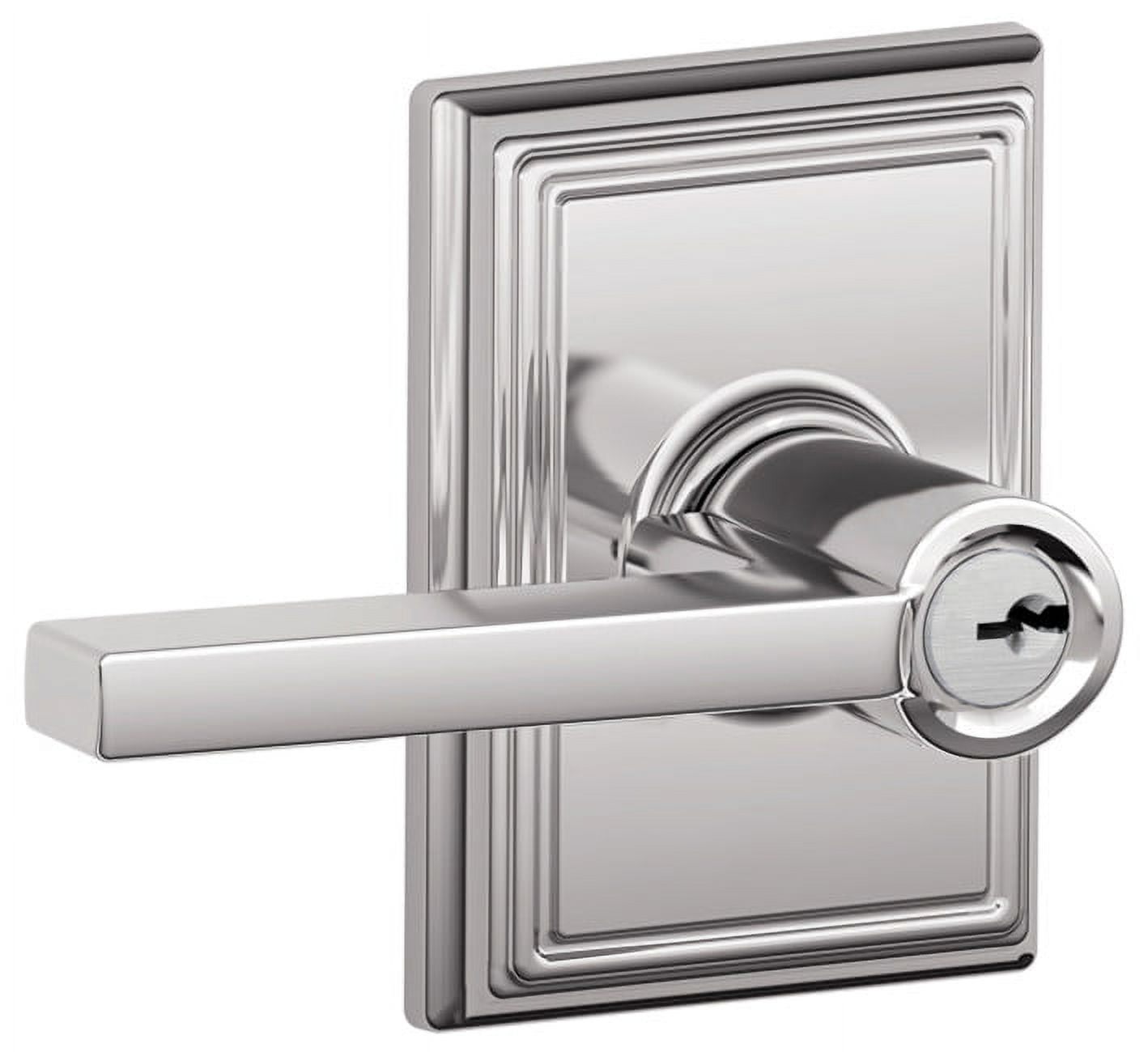 Schlage F51-Lat-Add Latitude Single Cylinder Keyed Entry Door Lever Set ...