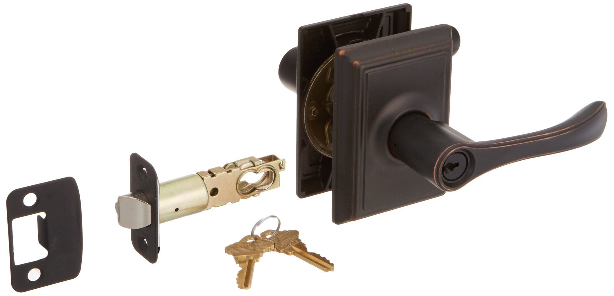 Schlage F51A F Series Avila 716 ADD Addison Deco Rose Entry Door Lock ...