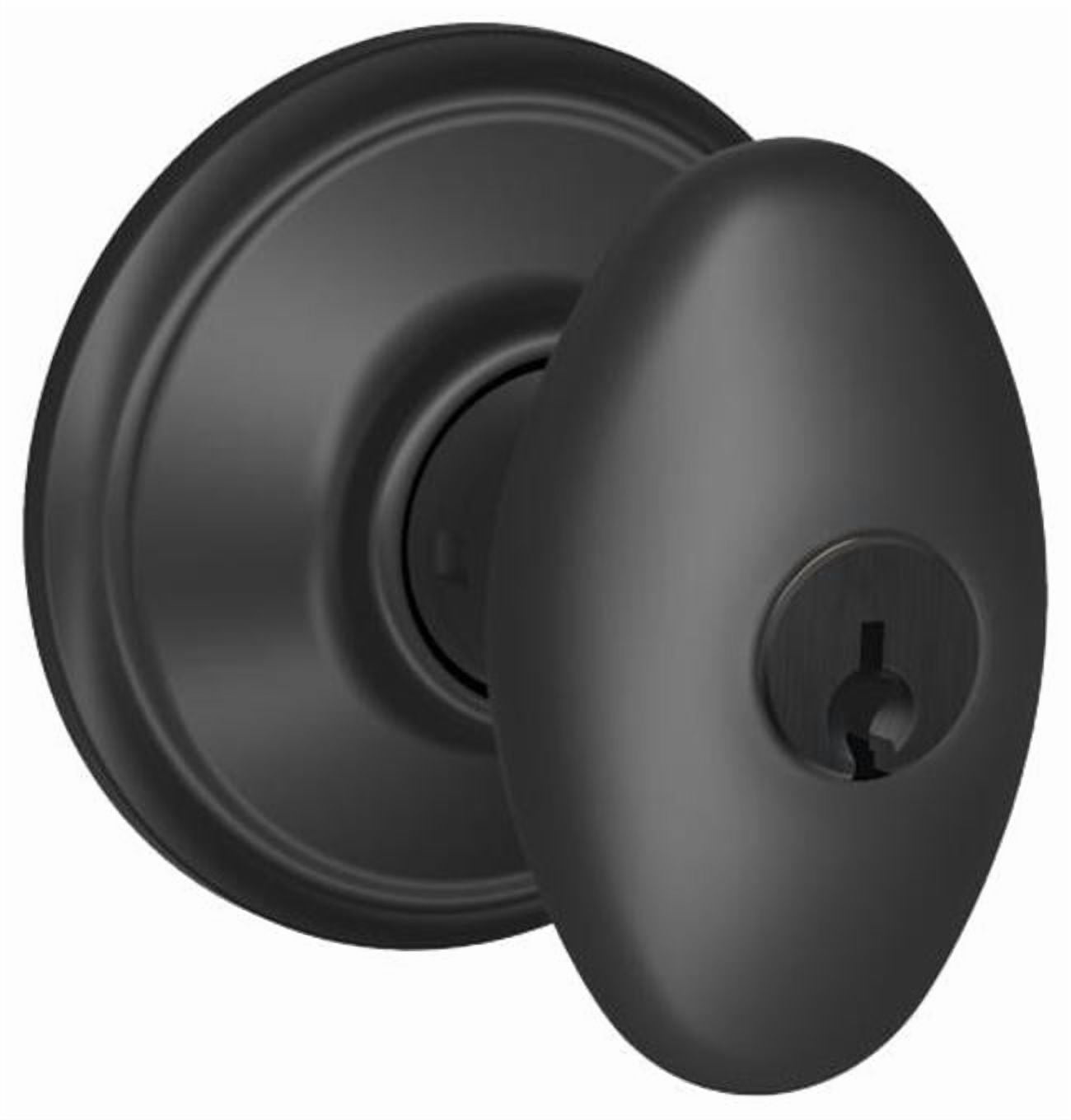 Schlage F51A F Series Siena 622 Entry Door Lock Matte Black - Walmart.com