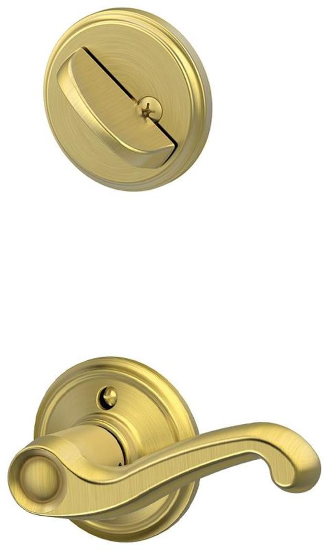 Schlage F59-FLA-LH Flair Left Hand Single Cylinder Interior Pack from ...