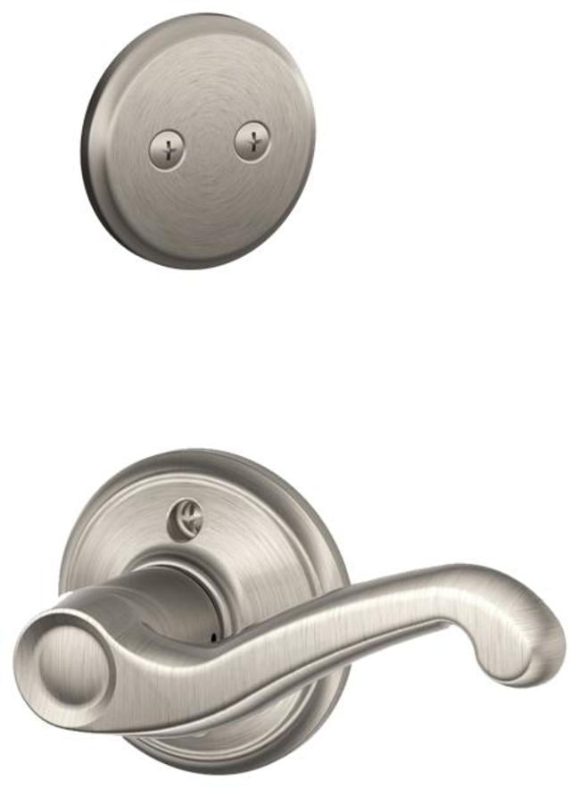Schlage F94-Fla-Lh Flair Left Handed One-Sided Dummy Interior Pack ...