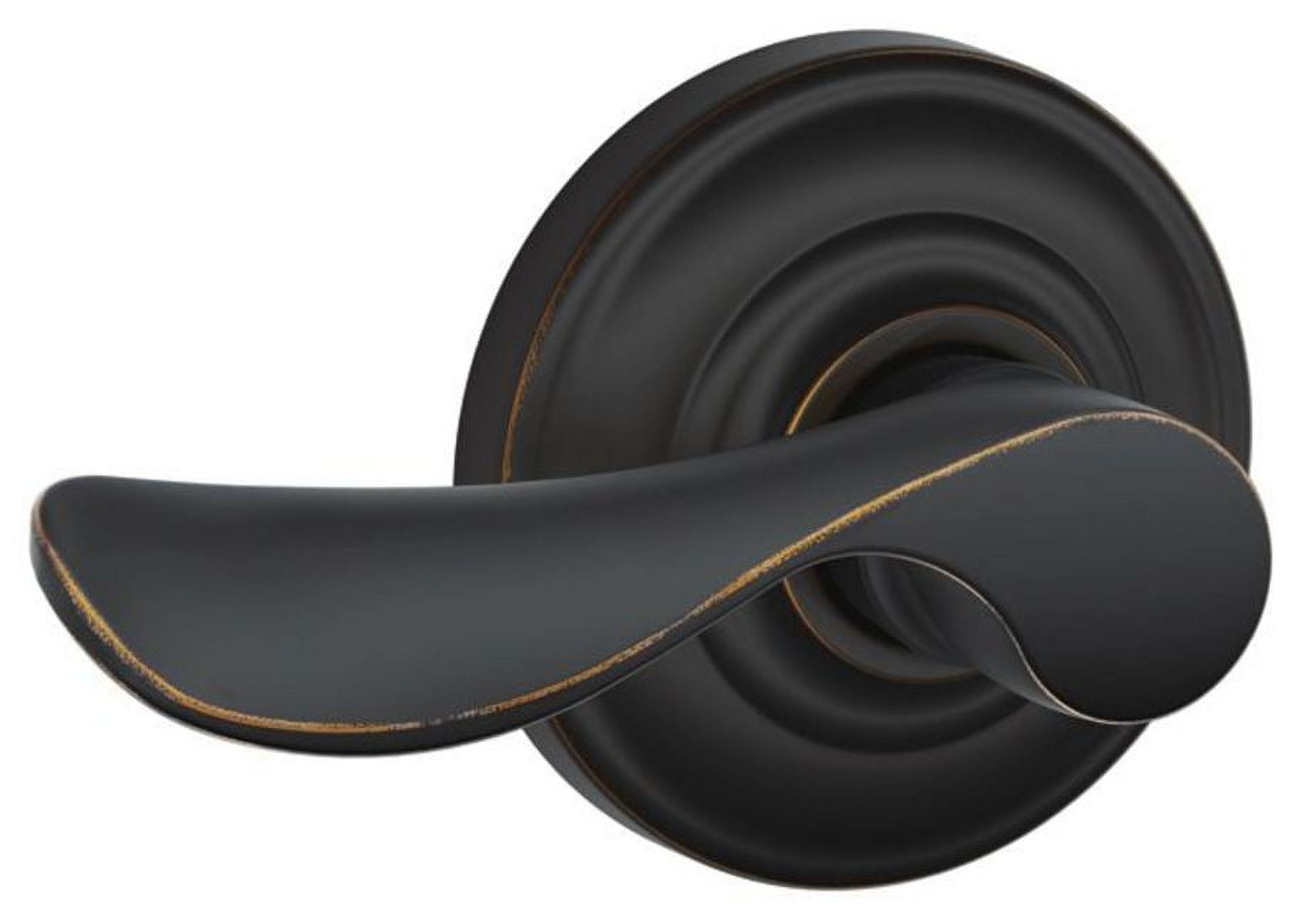 Schlage Fa170-Chp-Lh Champagne Left Handed Non-Turning One-Sided Dummy ...