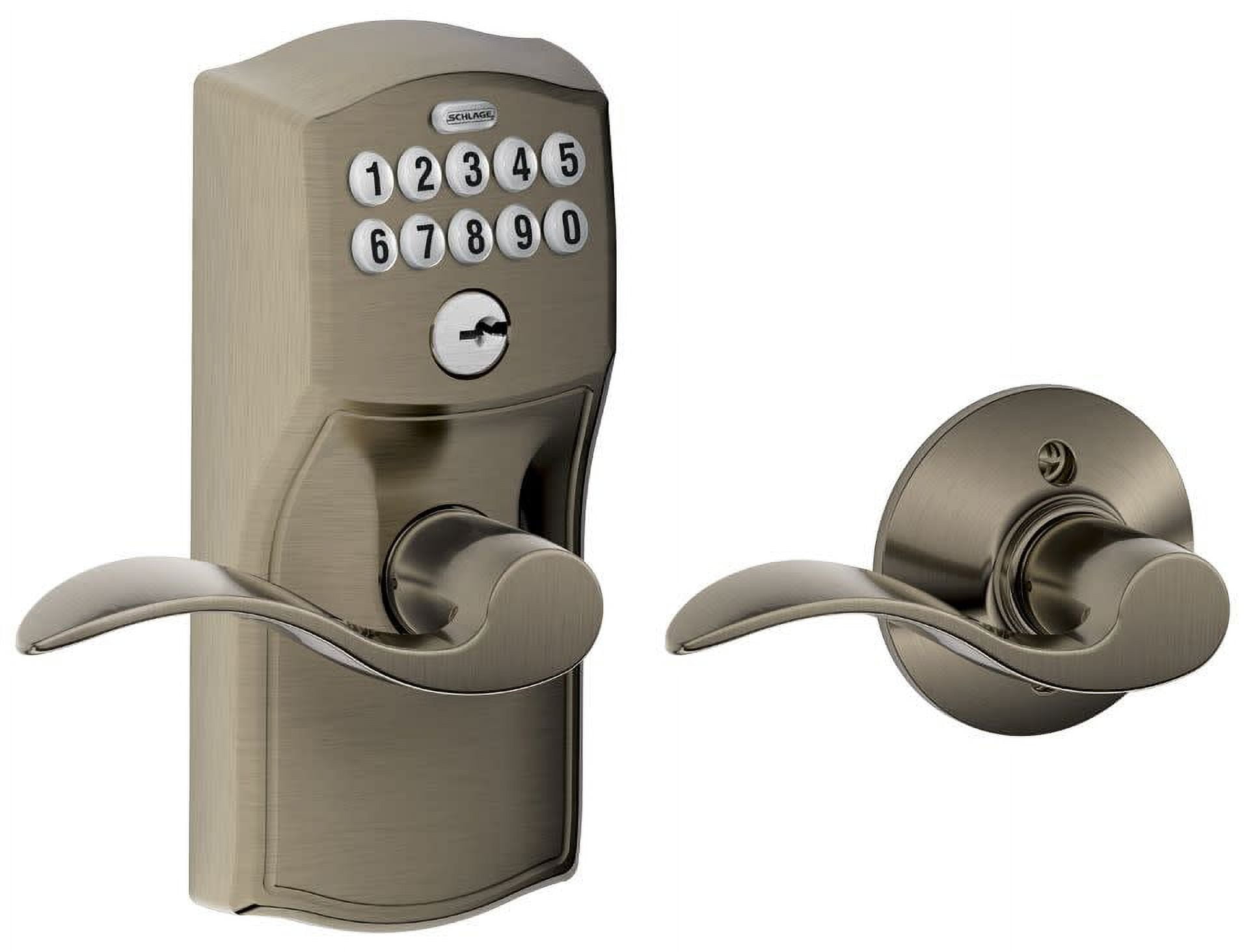 Schlage Fe575-Cam-Acc Camelot Keypad Entry - Grey - Walmart.com