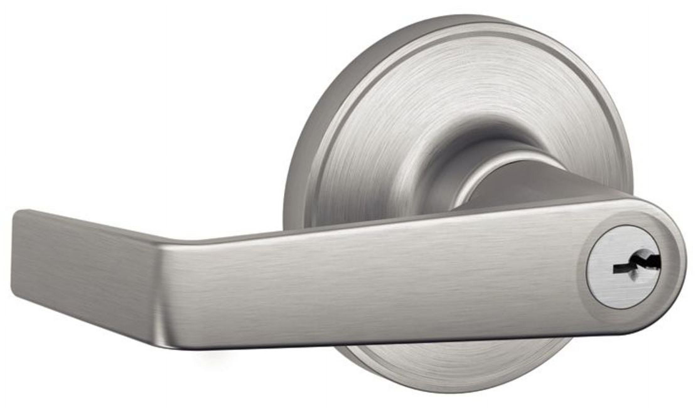 Kwikset 438Cnlsmt Carson Grade 3 Keyed Entry Door Lever Set - Chrome ...