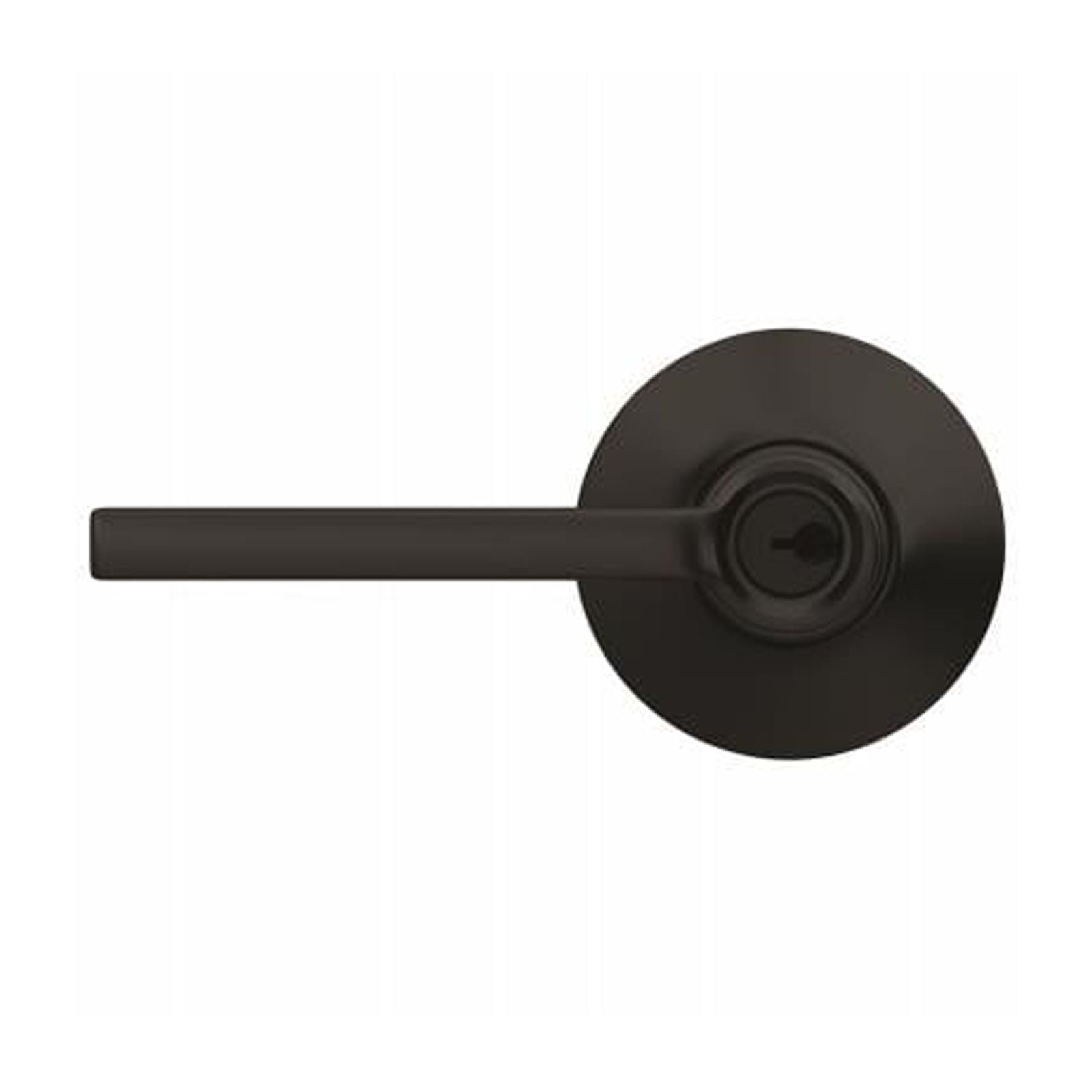1-pack Schlage Latitude Entry Lever Matte Black - Entry Door Handle - 1 ...