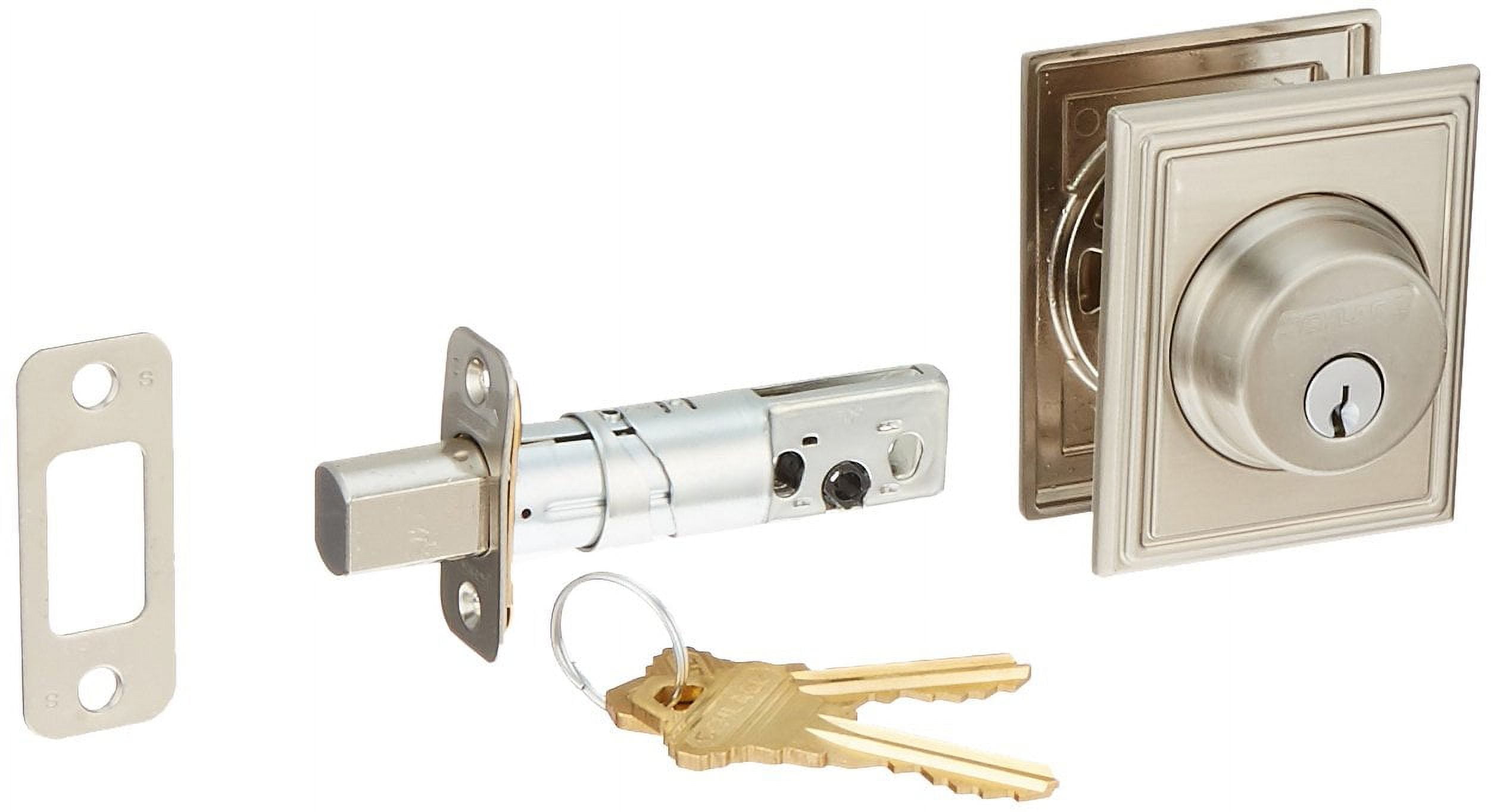 Schlage Lock Company B60ADD619 Series Deadbolt Addison Rose Single ...