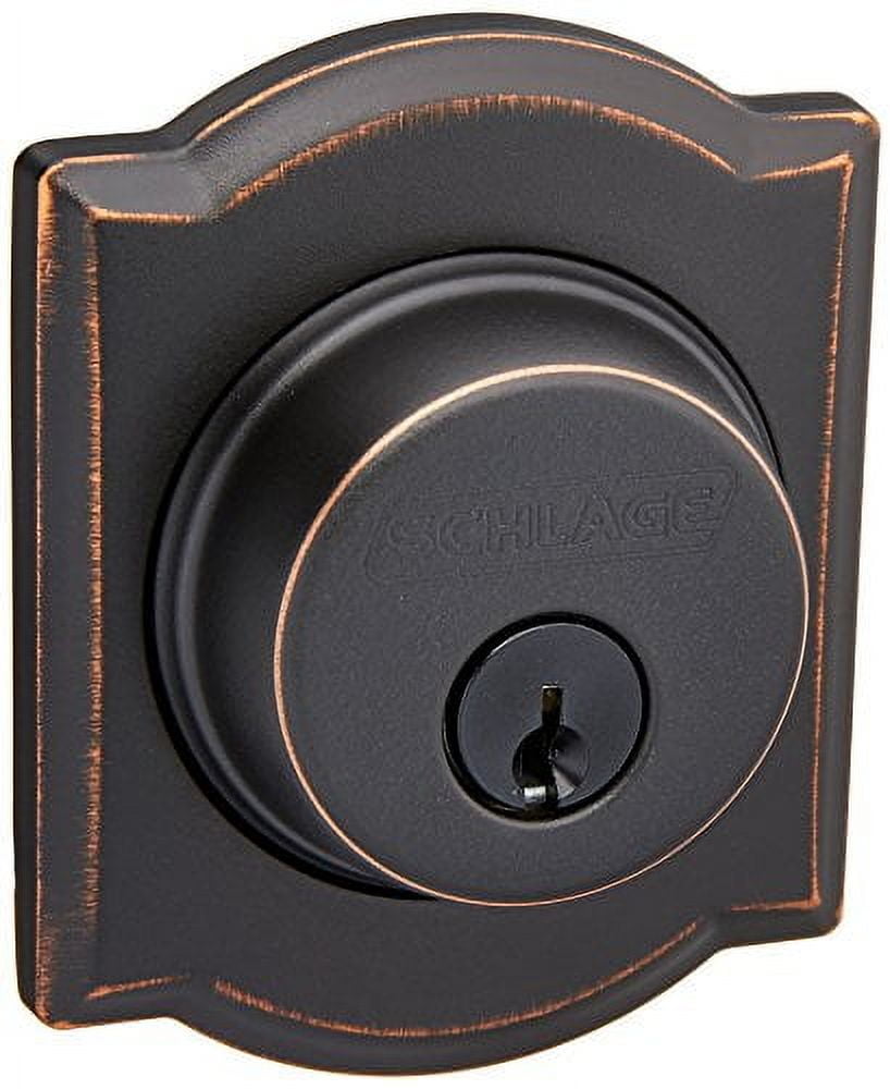 Schlage Lock Company B60CAM716 Single Cylinder Grade 1 Deadbolt with ...
