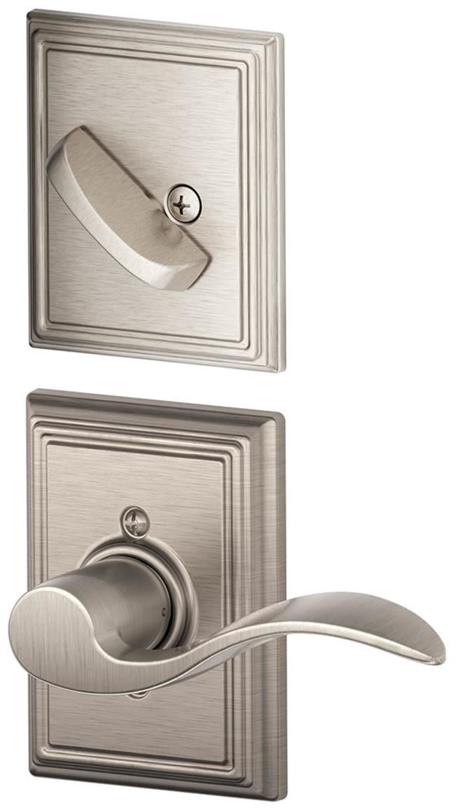 Schlage Lock Company F59ACC619ADDLH Accent Left Handed Interior Pack ...