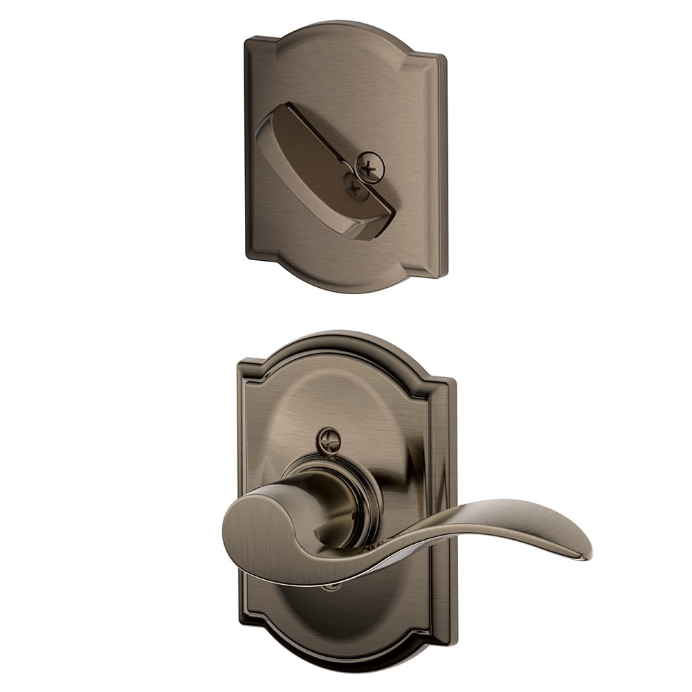 Schlage Lock Company F59ACC620CAMLH Accent Left Handed Interior Pack ...