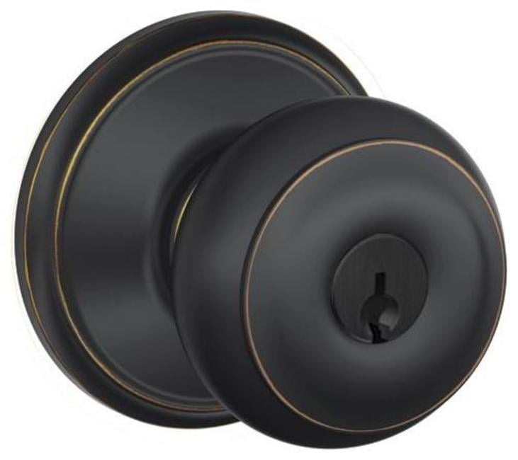 Free Shipping! Schlage Lock F51A GEO 716 BRZ Georg Entry Lockset ...