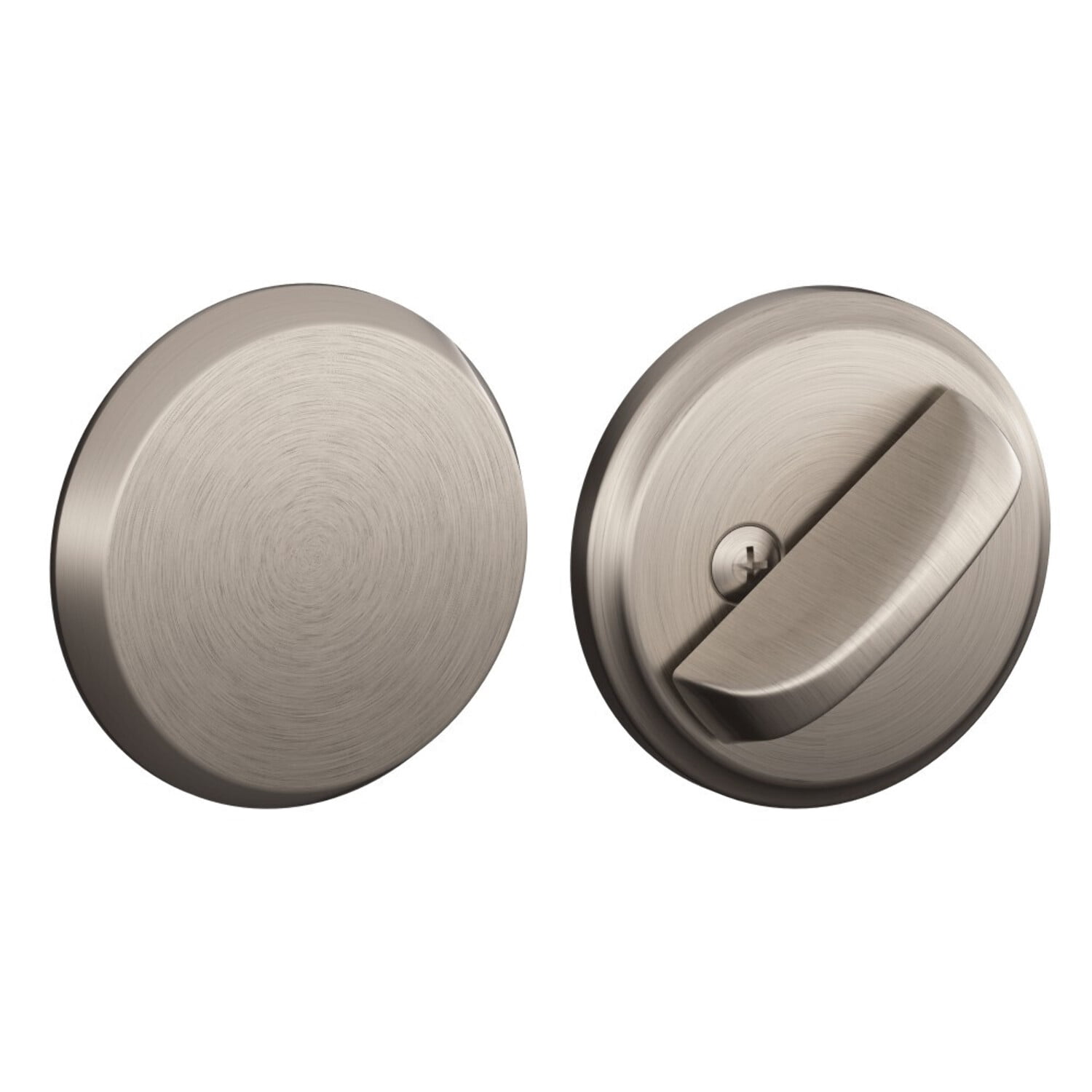 Schlage Residential B81 619 One-sided Deadbolt with Exterior Plate Dual ...