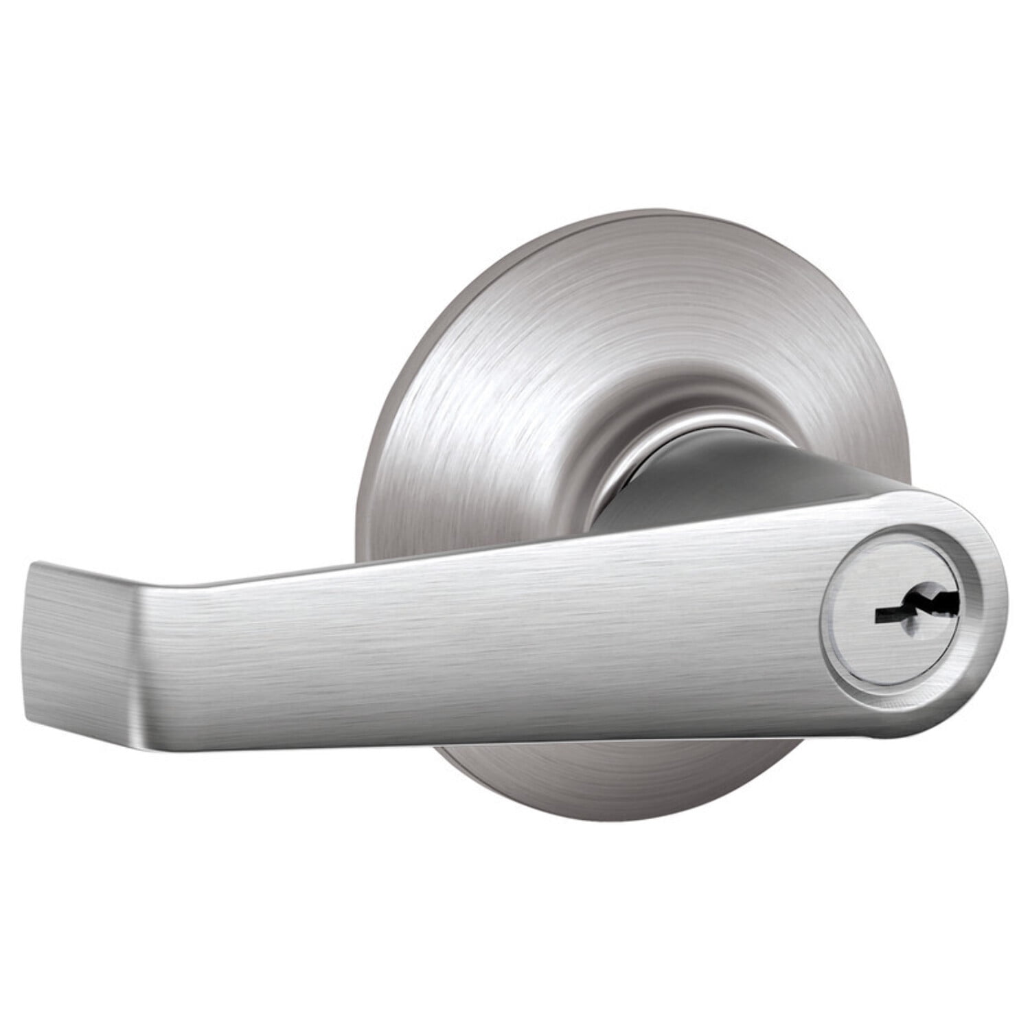 Schlage Residential F51A ELA 626 KD Grade 2 Entry Lock Elan Lever ...