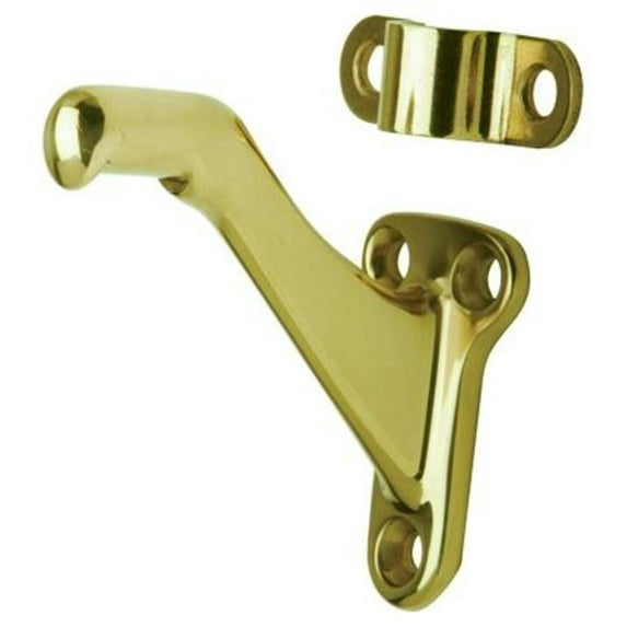 Schlage SPS059B605/059B3 Solid Brass Handrail Bracket, Bright Brass - Walmart.com