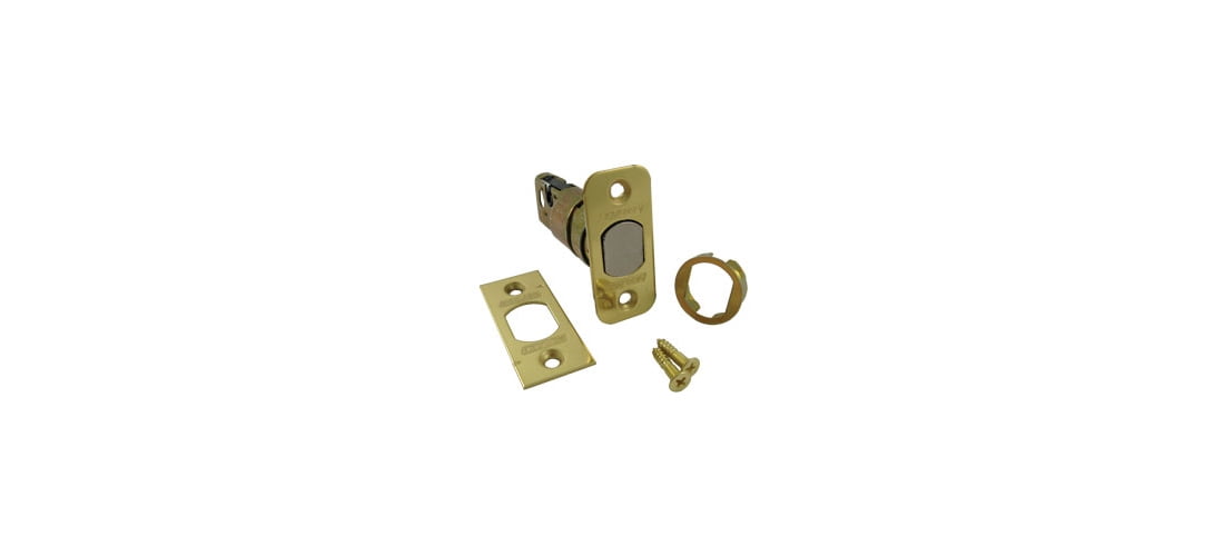 Schlage Single Cylinder Deadbolt B60N 605 Strike Bright Brass Finish ...
