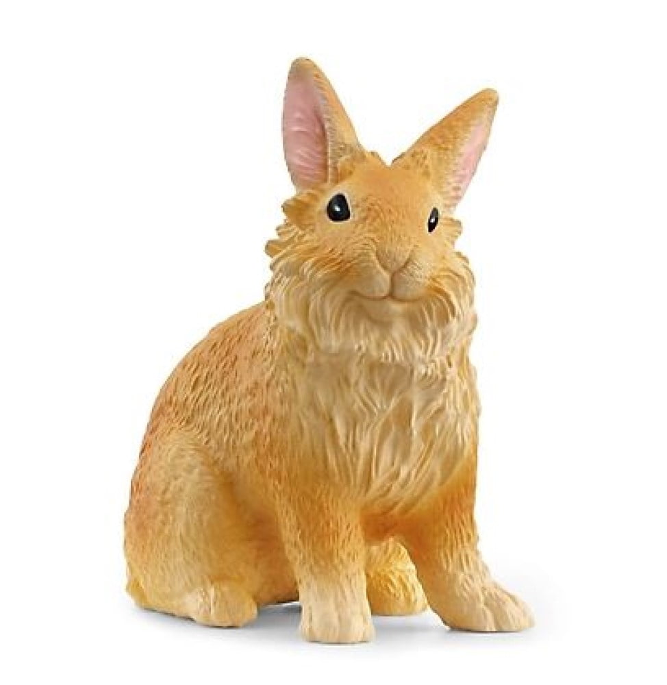 Schleich 13974 Educational Realistic Lionhead Rabbit Farm Animal Toy ...