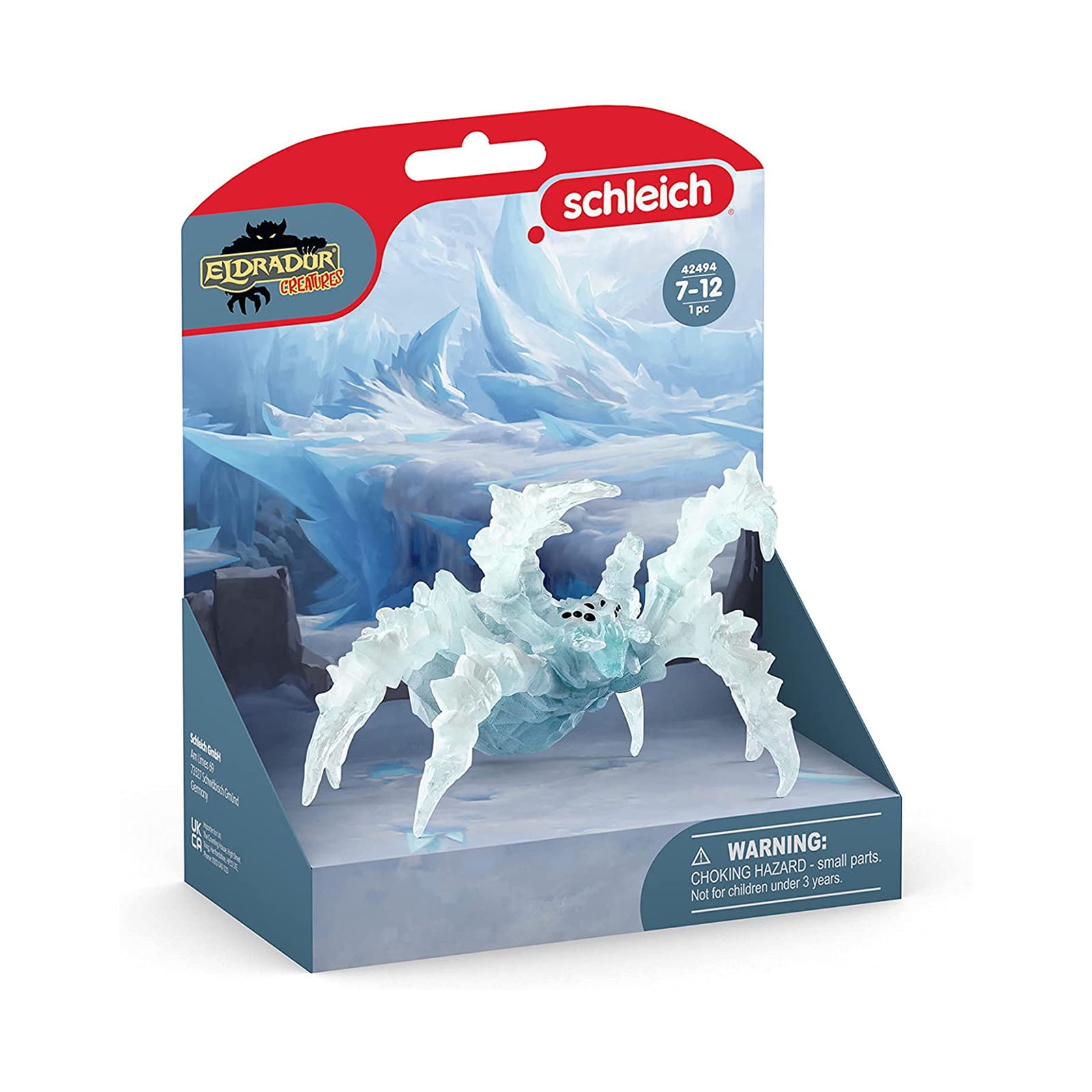 Schleich Eldrador Creatures Ice Spider Set 42494 - Walmart.com