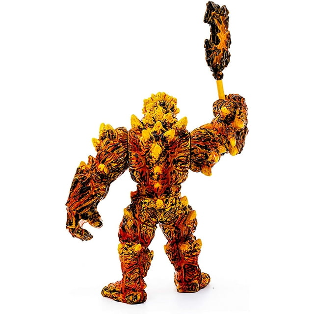 Schleich - Eldrador Creatures: Lava Golem Monster with Magic Axe Toy ...
