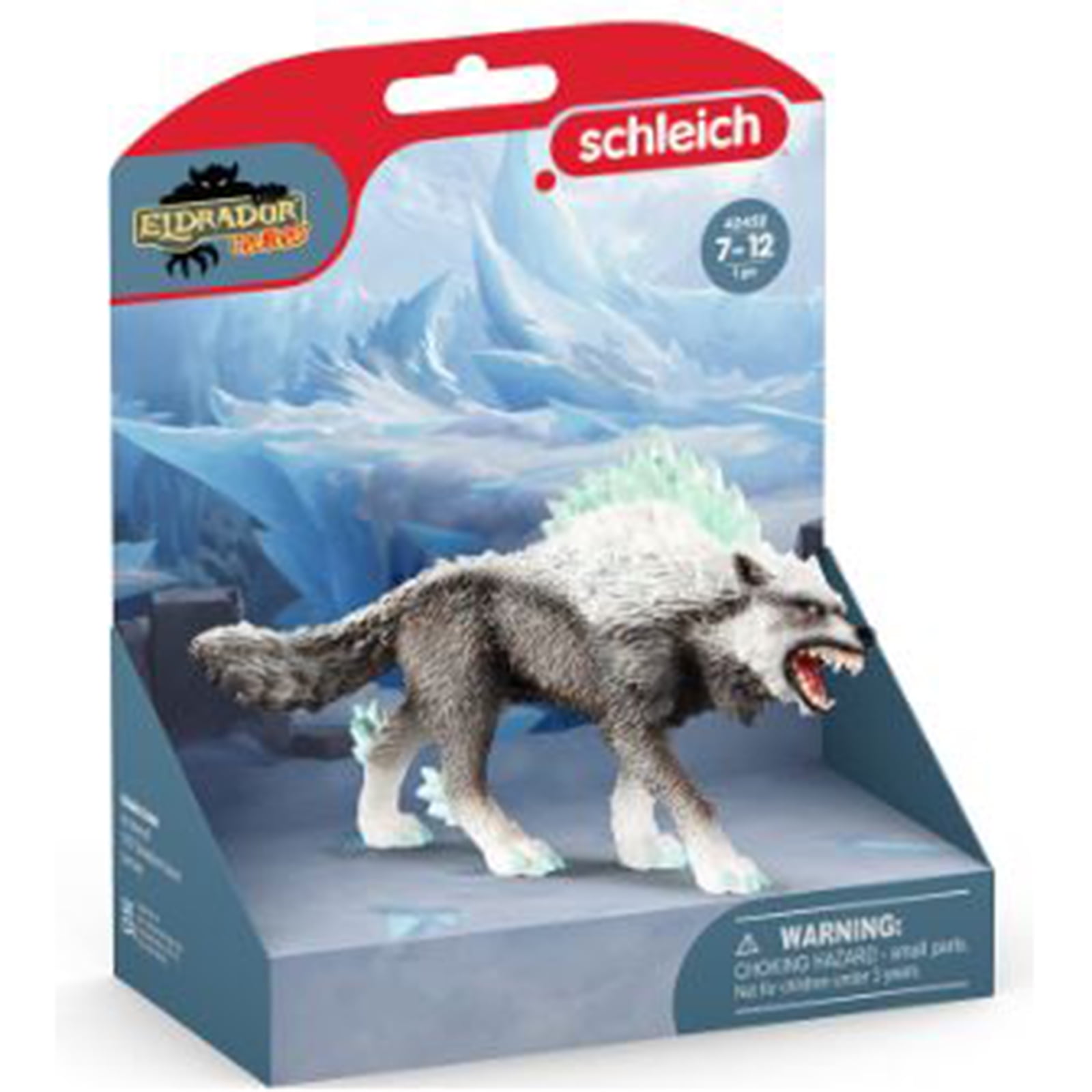 Schleich Eldrador Cretures Snow Wolf Figure 42452 - Walmart.com