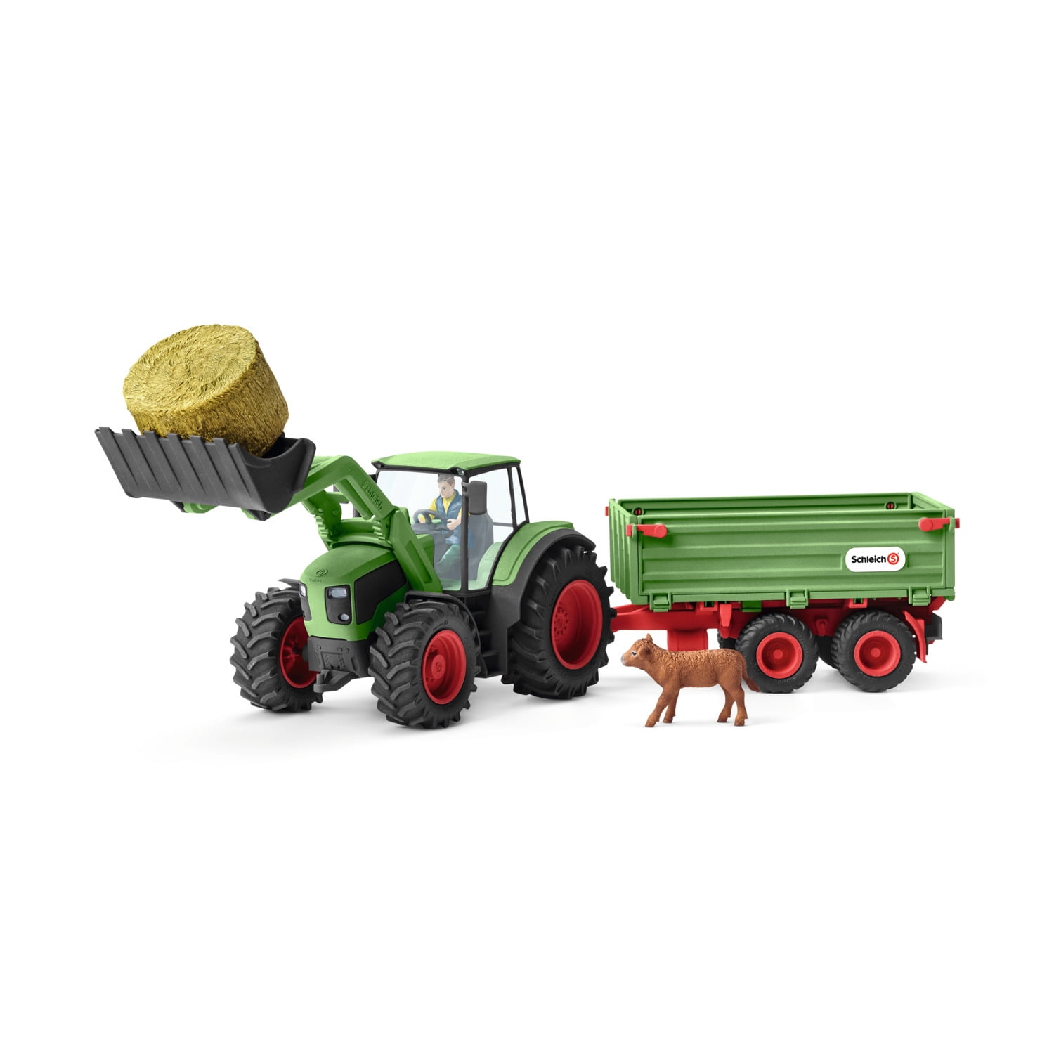 Schleich Farm World, Tractor with Trailer Toy Figure - Walmart.com